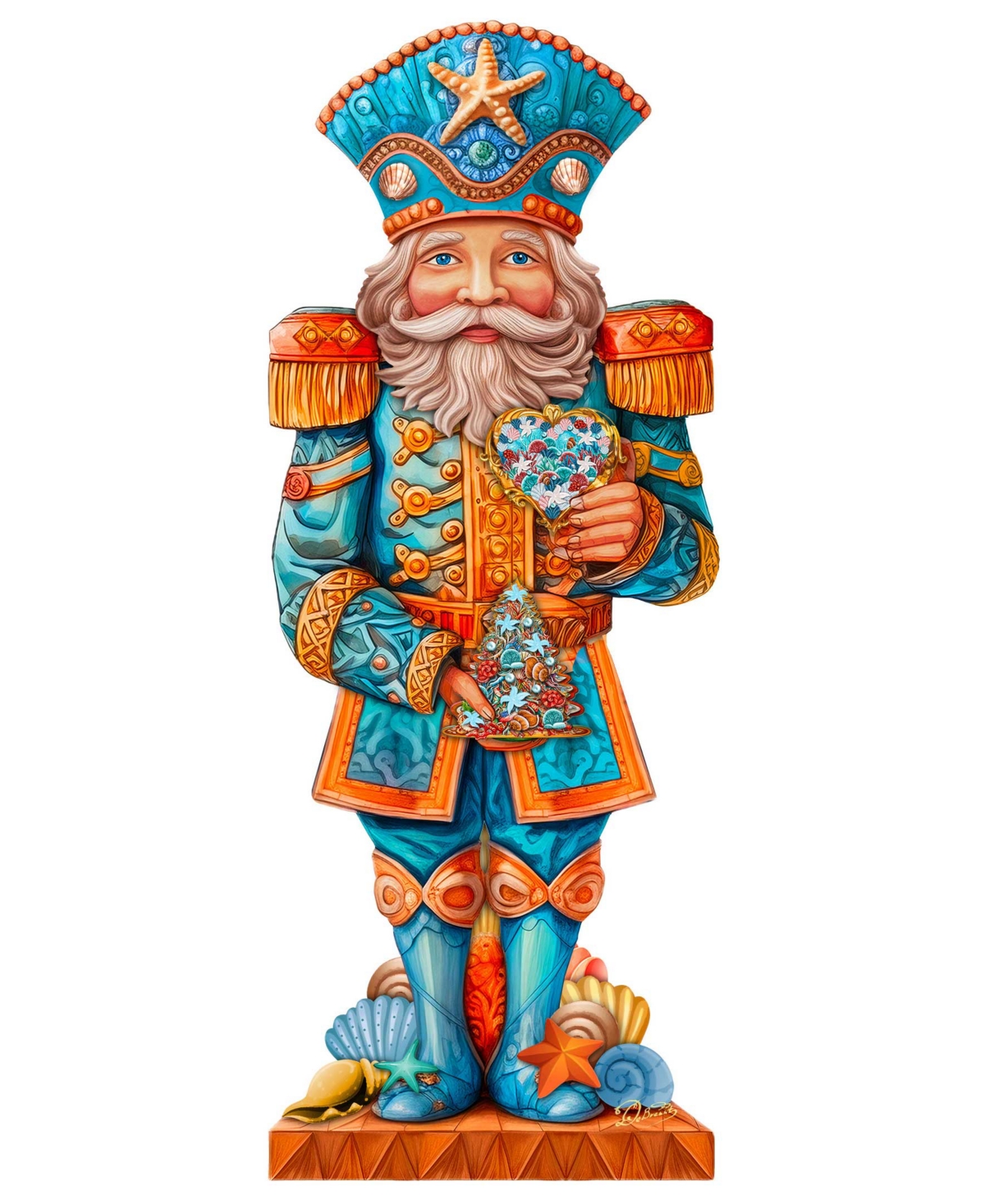 Click here for Designocracy Nutcracker Outdoor Door Decor - Multi... prices