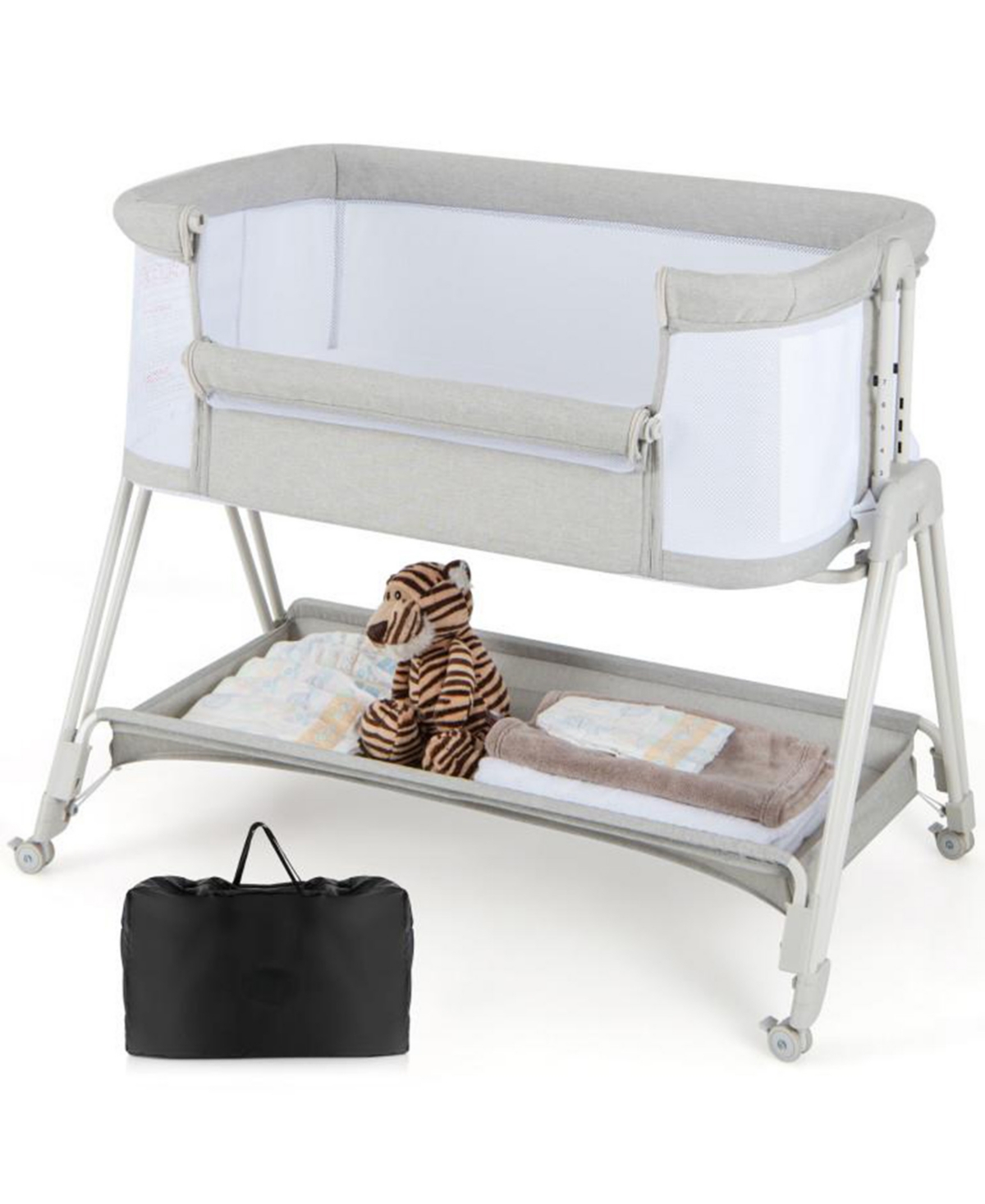 Click here for Gouun Portable Bedside Bassinet with 7 Adjustable... prices