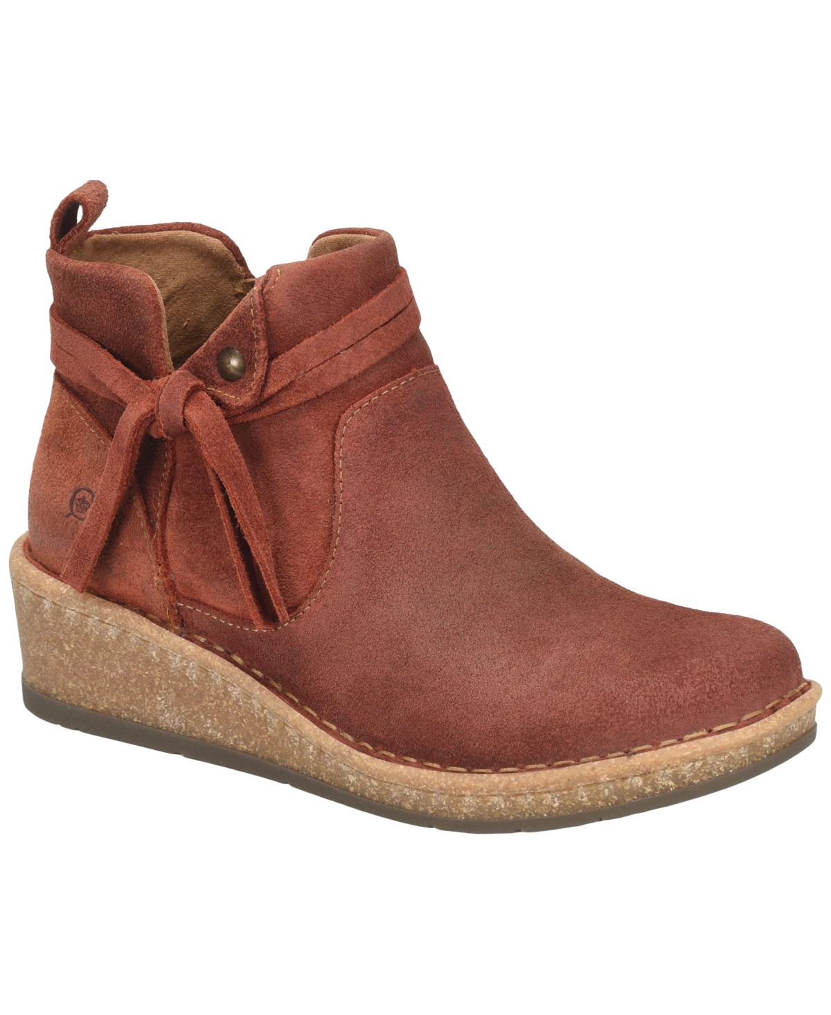 Click here for Born Womens Vaughn Round Toe Regular Booties - Rus... prices