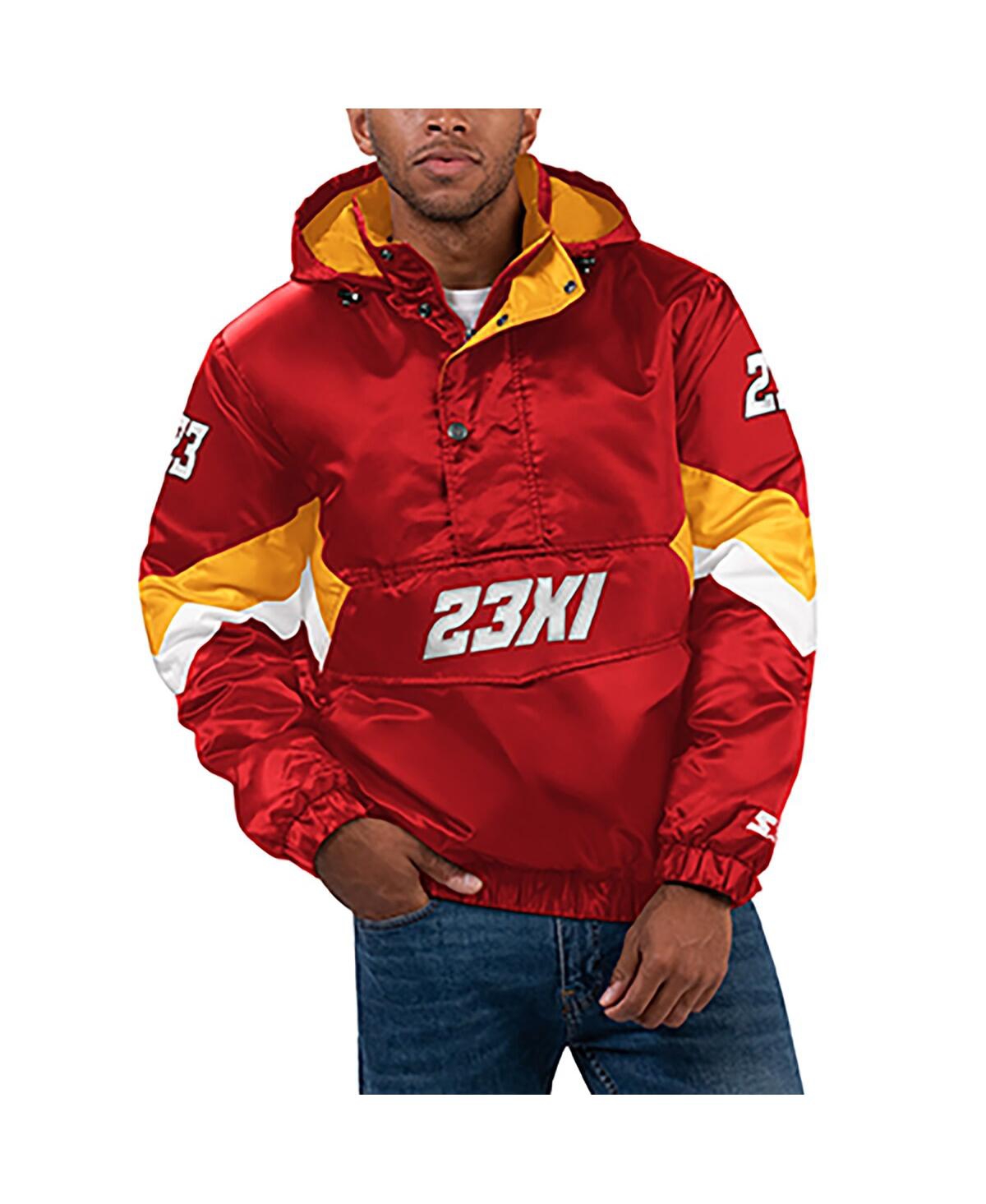 Click here for Starter Mens Red/Yellow Bubba Wallace Home Team Sa... prices