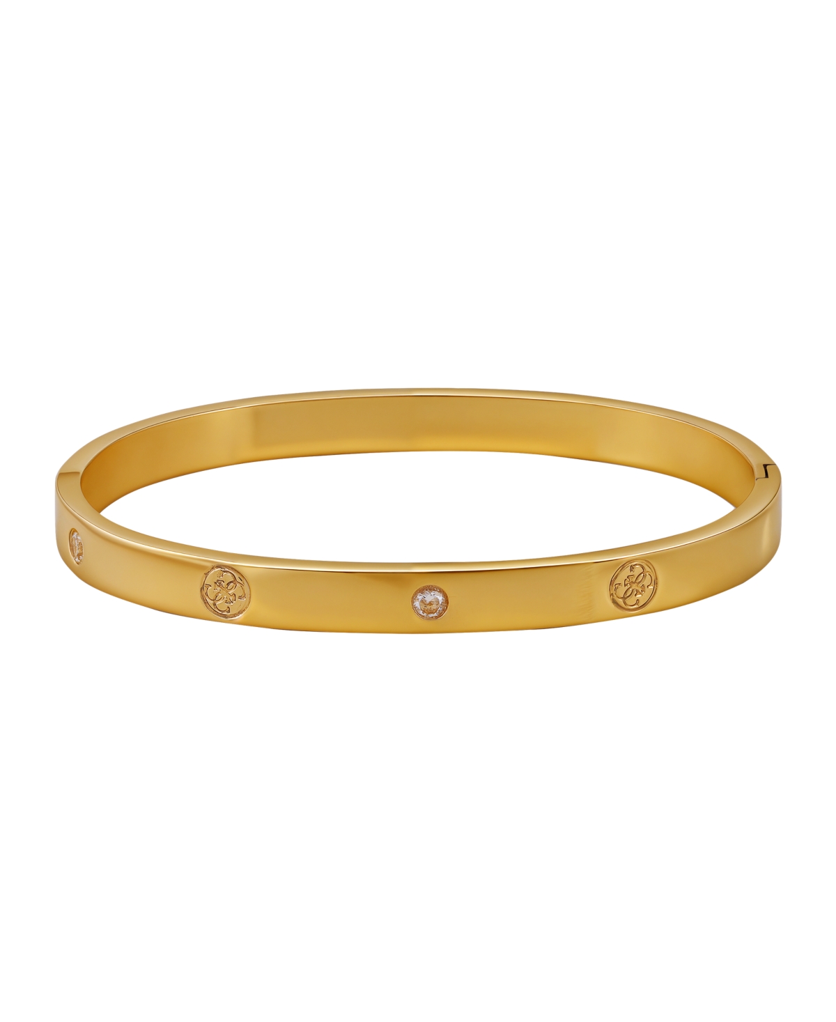 Click here for Guess Cubic Zirconia Gold and Silver-Tone Side Hin... prices
