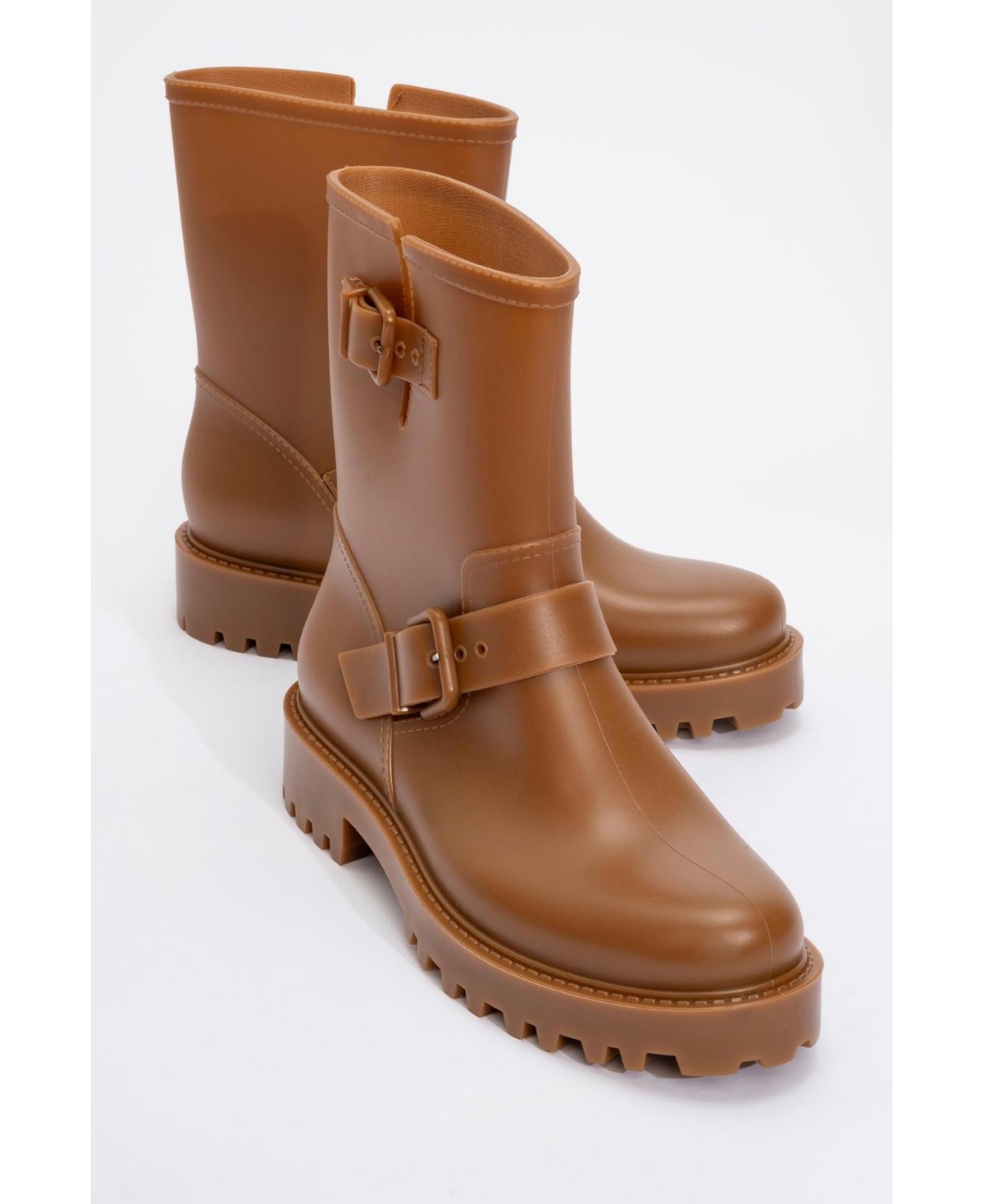 Click here for Prologue Shoes Zone Rain Boot (Women) - Cognac fau... prices