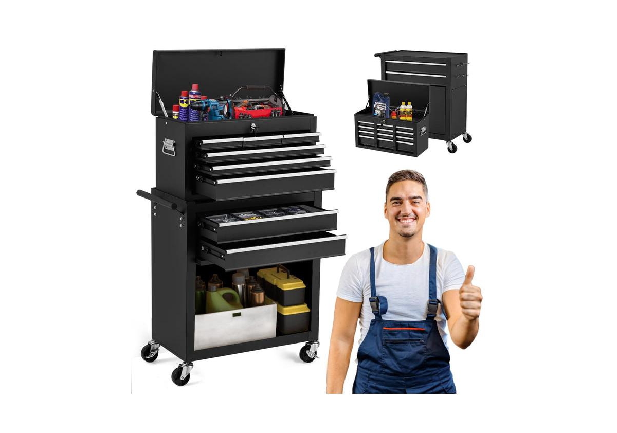 Click here for Aecojoy Rolling Tool Chest with Wheels and 8 Drawe... prices