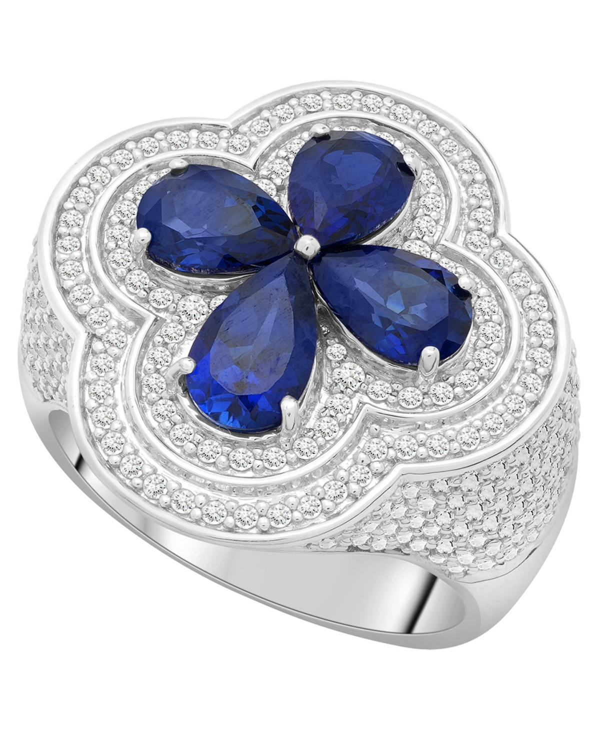 Click here for Macys Mens Sapphire (3-1/2 ct. t.w.) & Diamond (1/... prices