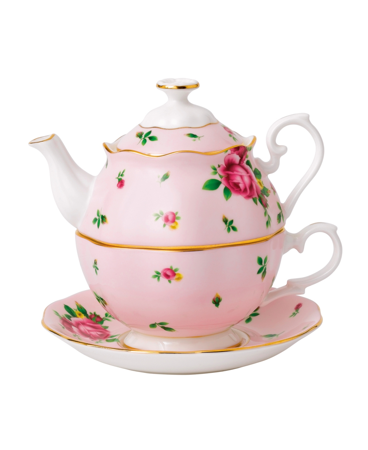 Click here for Royal Albert New Country Roses Tea Party Pink Tea... prices
