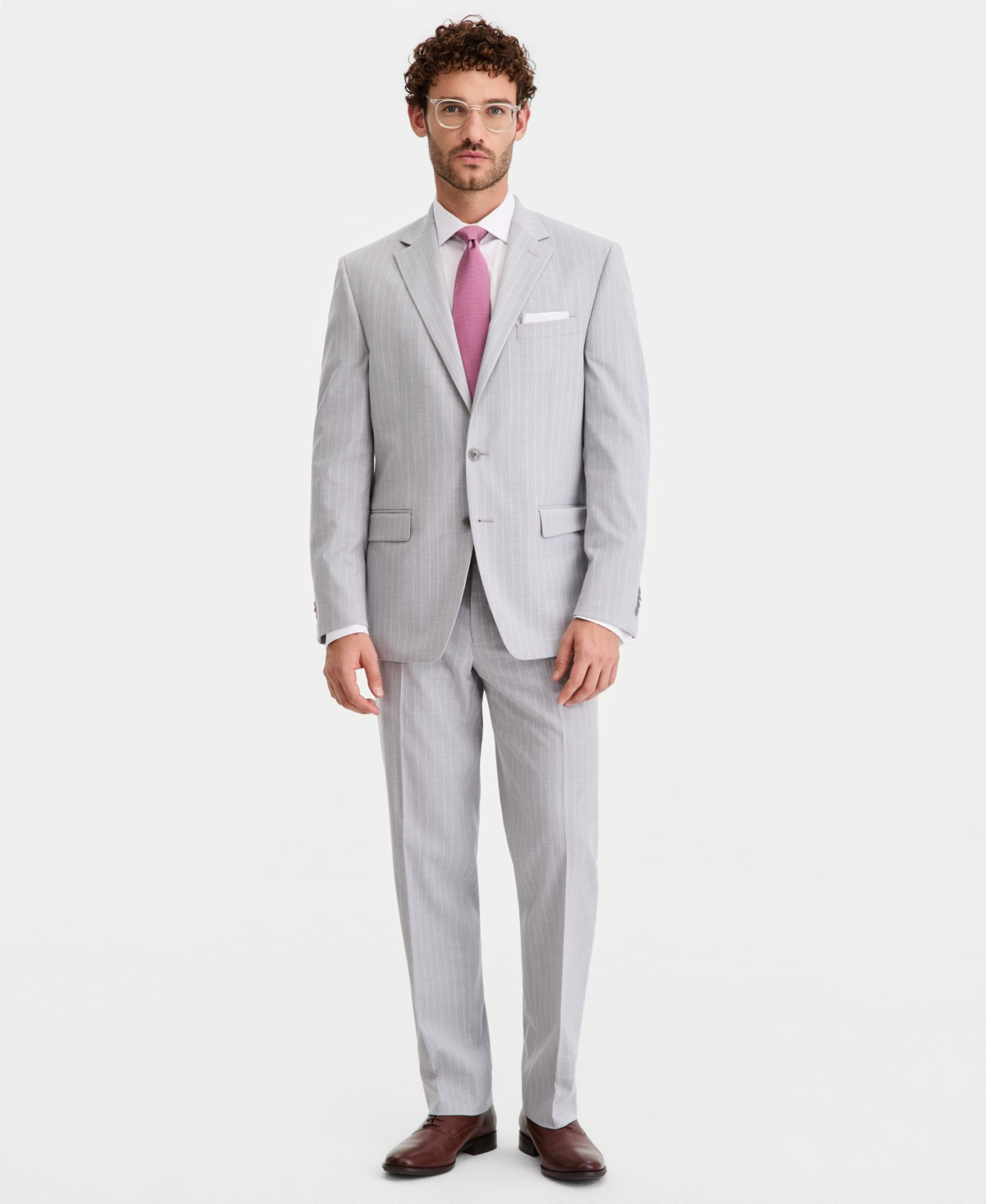 Click here for Perry Ellis Portfolio Mens Modern-Fit Suit - Light... prices