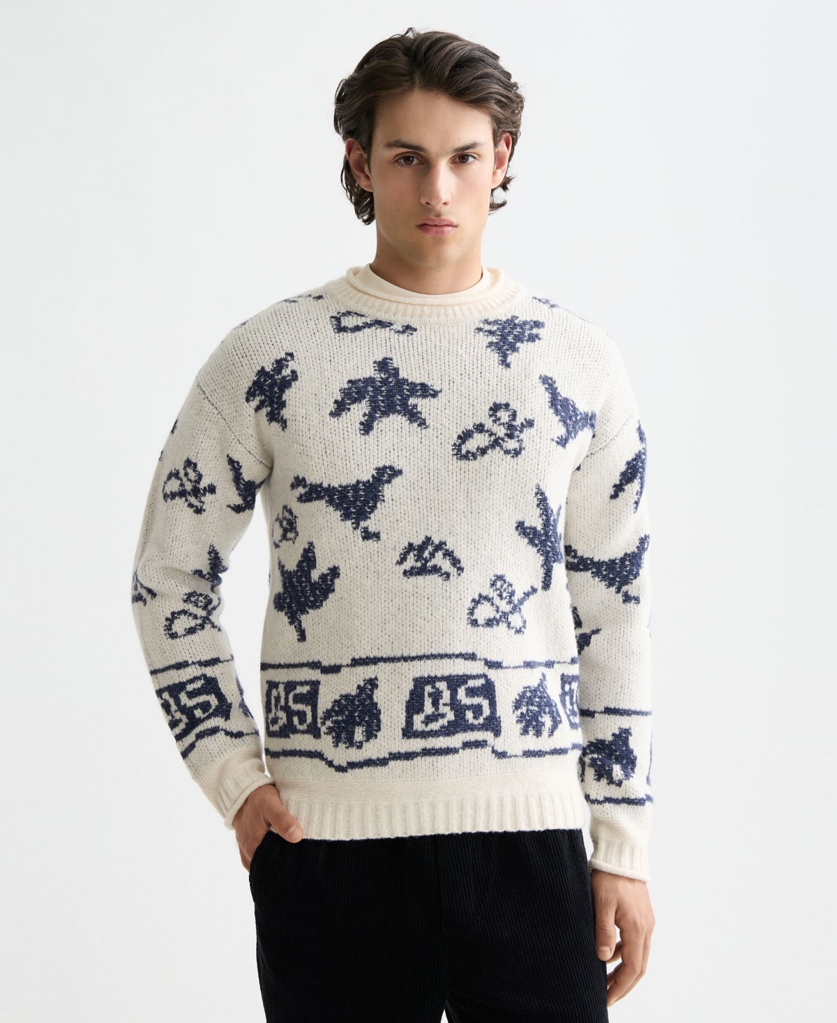 Click here for Scotch & Soda Mens Drop Shoulder Crewneck Sweater... prices