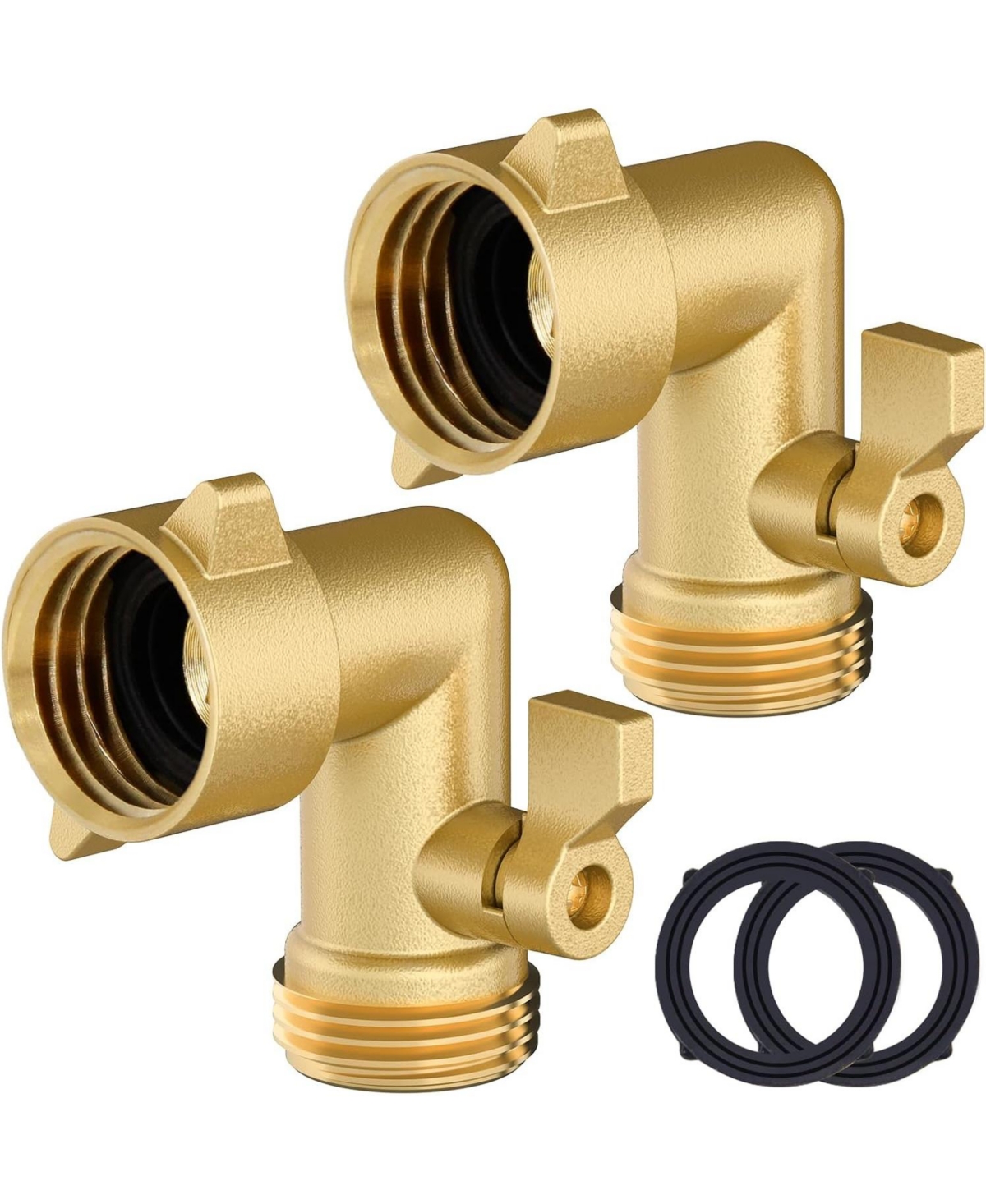 Click here for Twinkle Star Garden Hose Elbow with Shut Off Valve... prices