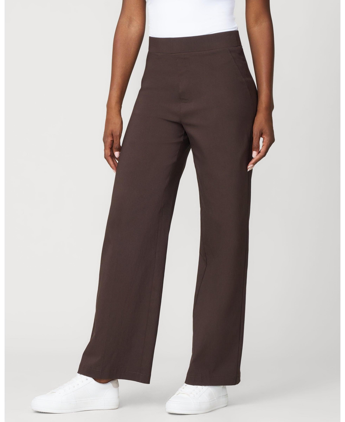 Click here for Cable & Gauge Soft Stretch Wide Leg Pull On Twill... prices