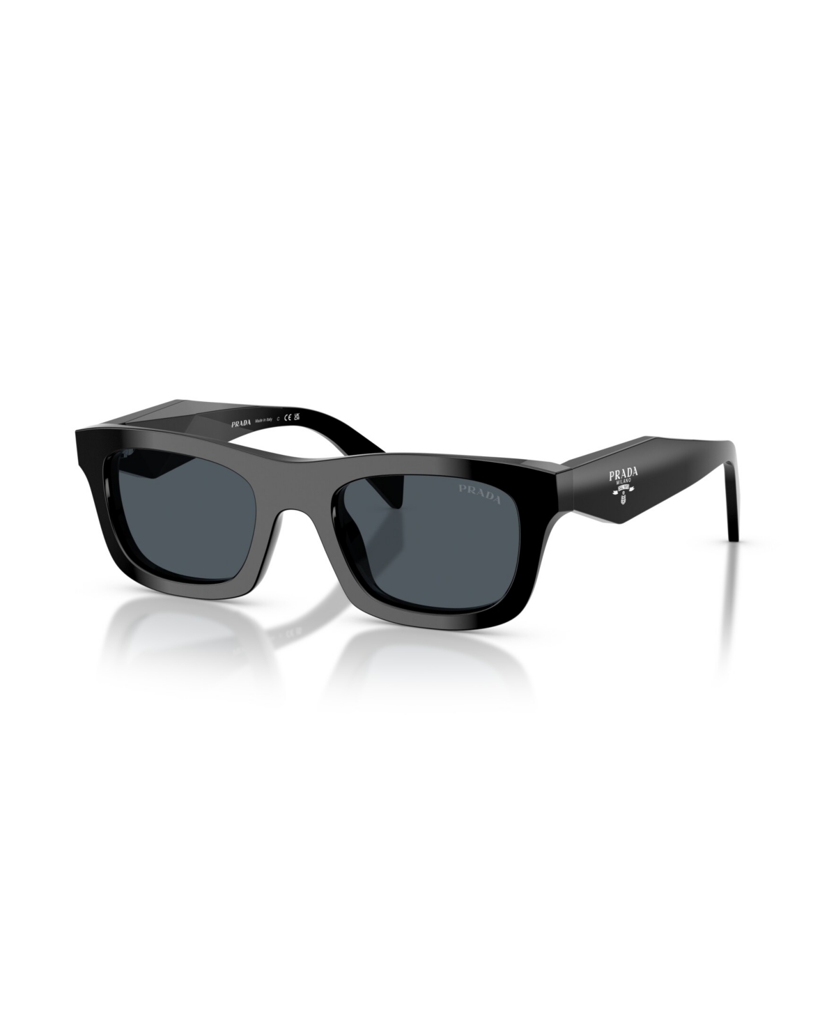 Click here for Prada Womens Rectangle Sunglasses  Pr C06S - Black prices