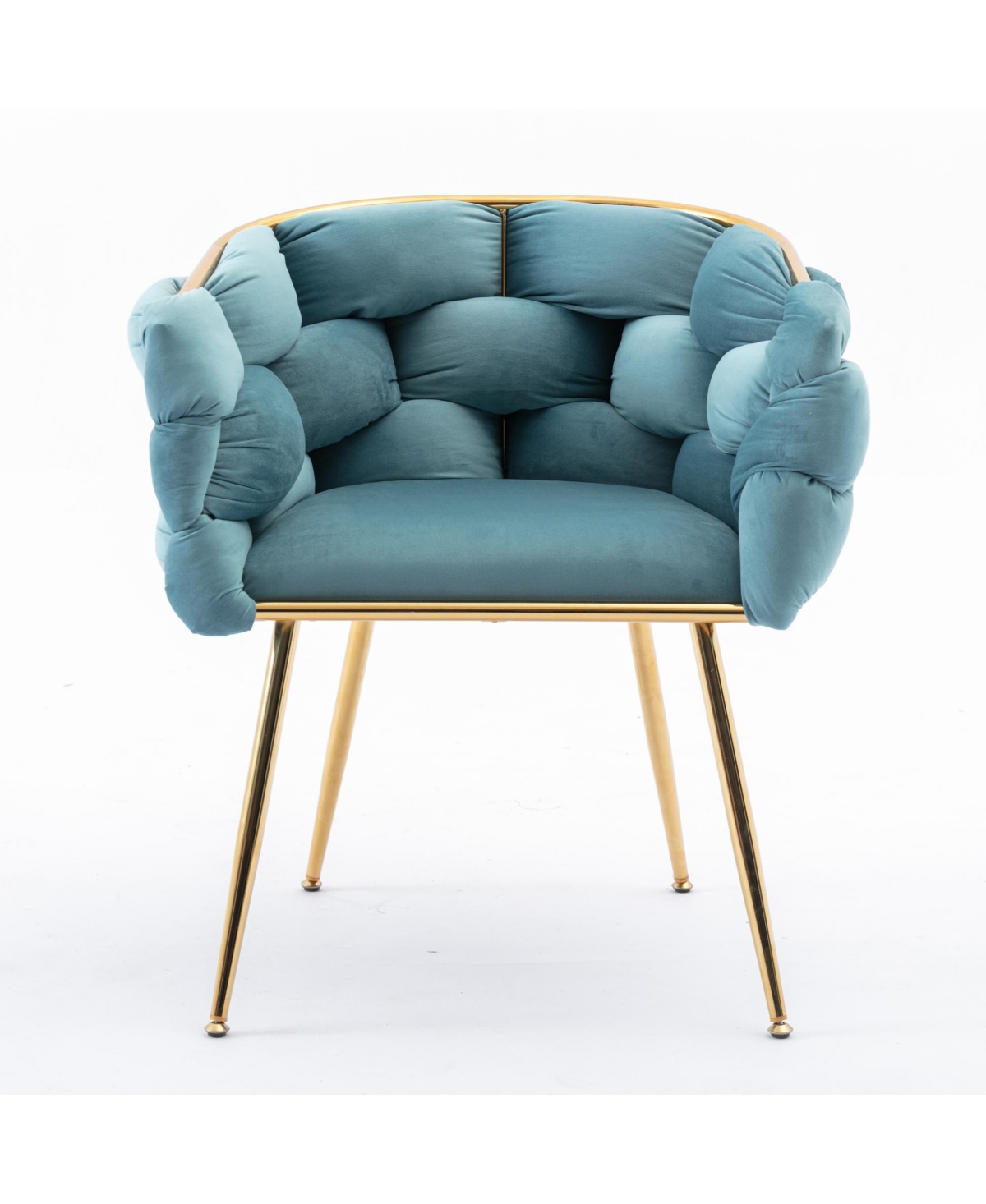 Click here for Jujabu Velvet Single Sofa Chair - Blue prices