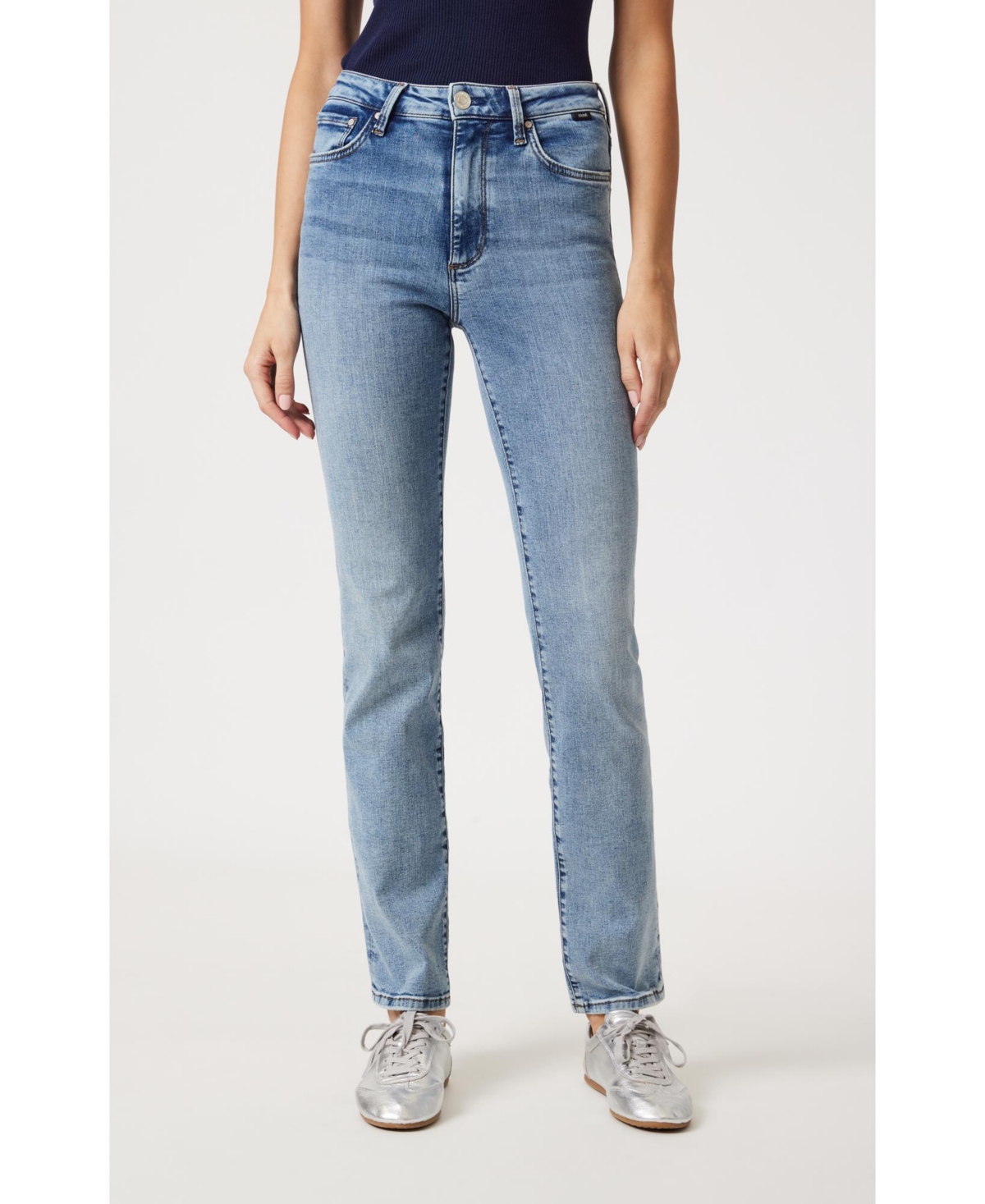 Click here for Mavi Jeans Womens Mavi Kendra Straight Leg In Ligh... prices