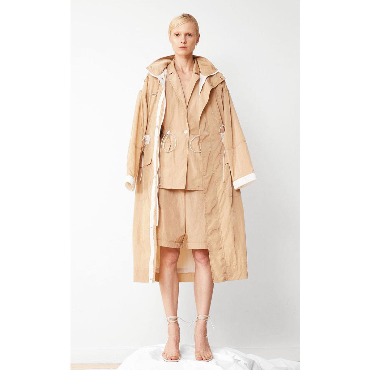 Click here for Caalo Womens Parachute Water Resistant Anorak - Ca... prices