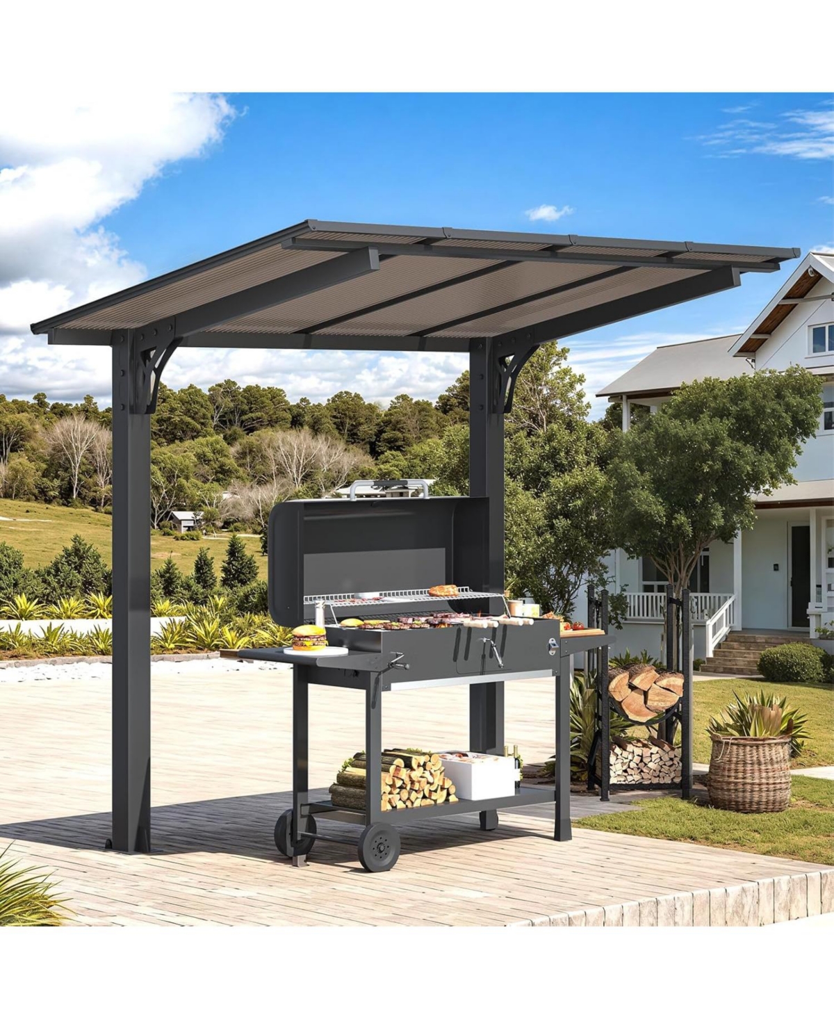 Click here for Aecojoy 8 x 5 Gazebo Outdoor Pergola for Patio  Fr... prices