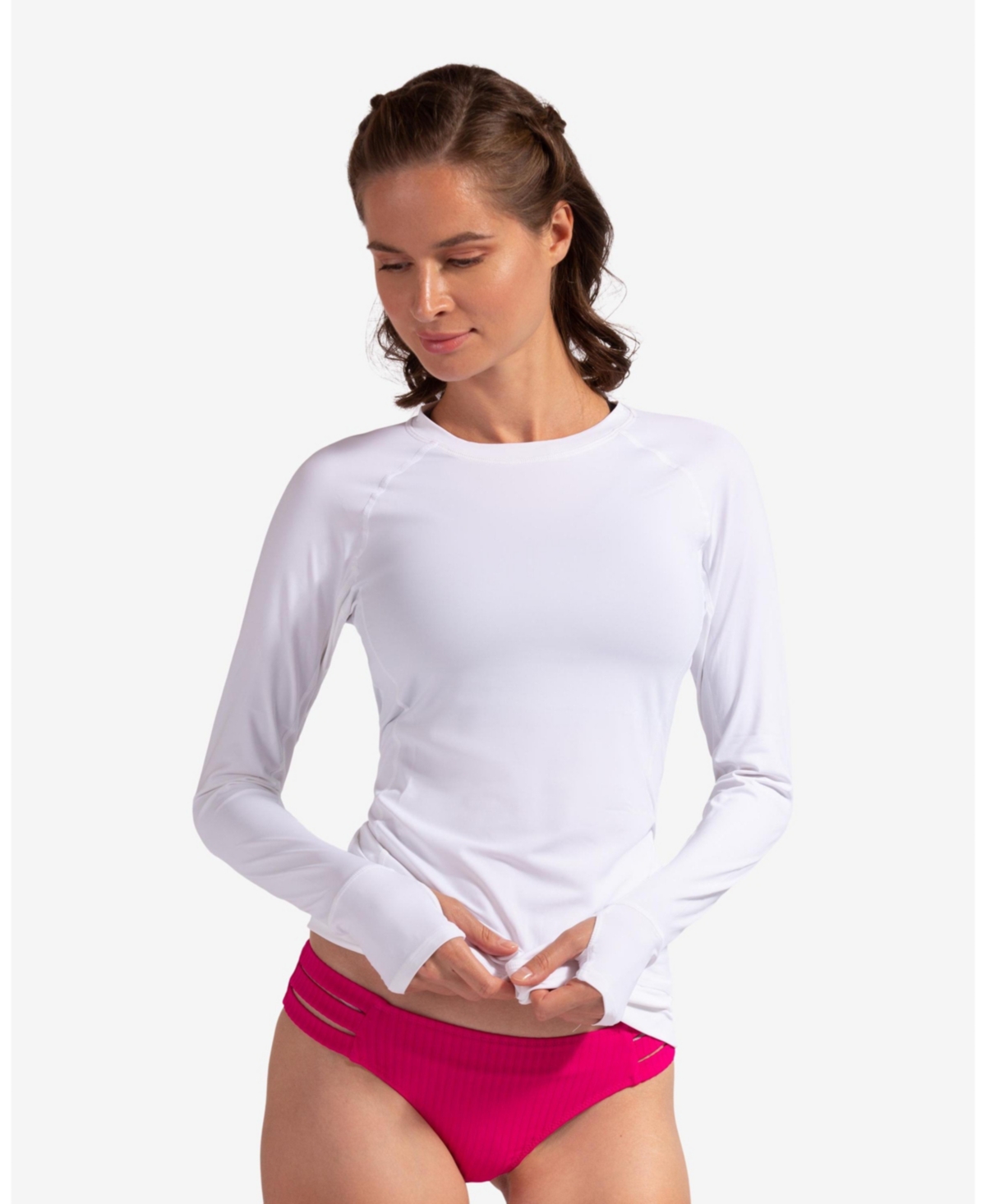 Click here for BloqUV Womens Upf 50+ Sun Protective Pullover - Wh... prices