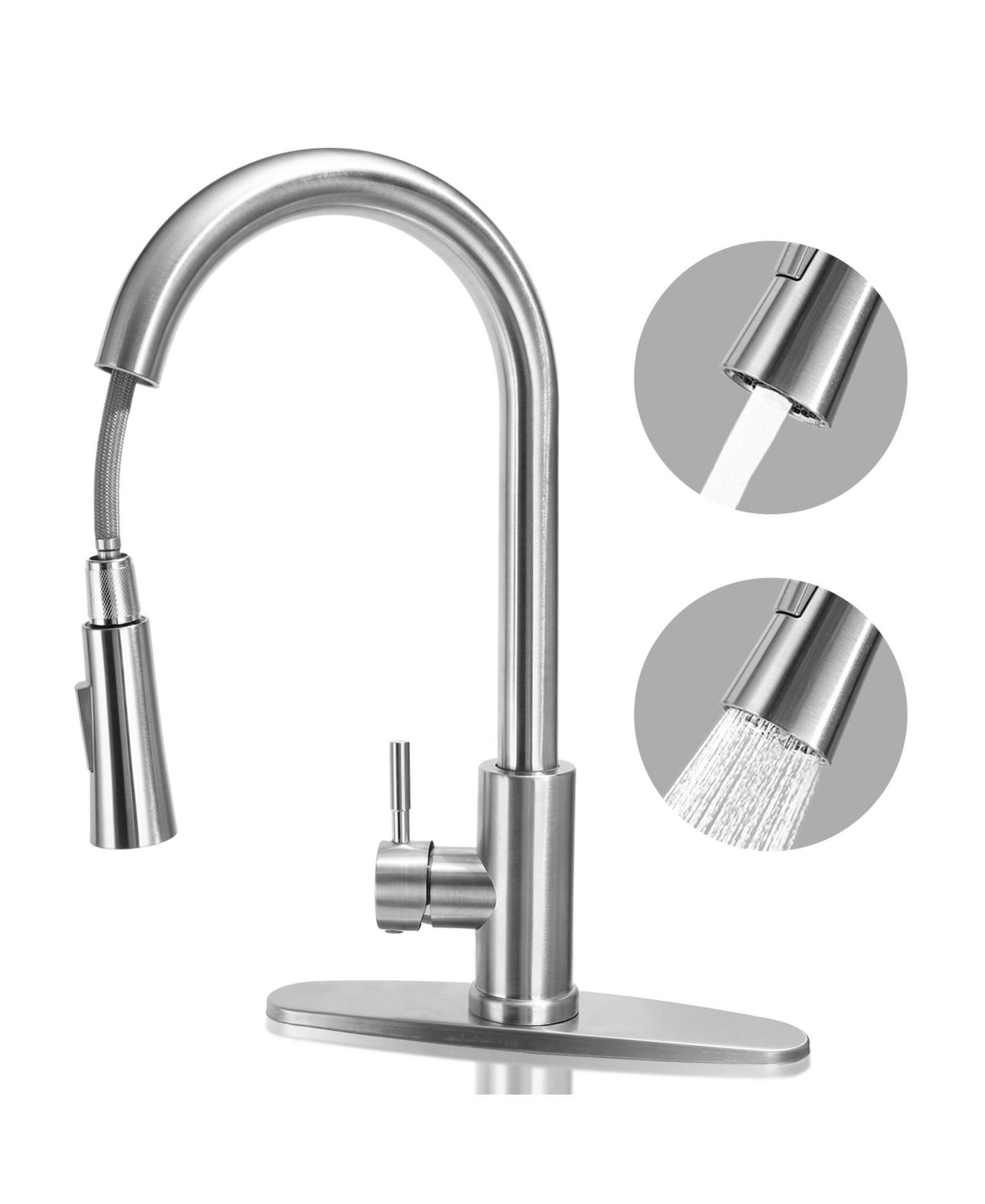 Click here for 304 Stainless Steel Pull-Down Kitchen Faucet with... prices