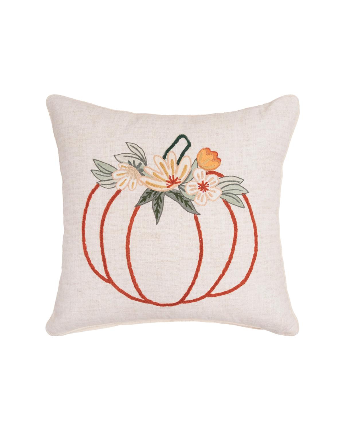 Click here for Autumn Botanical Pumpkin Throw Pillow  18" x... prices