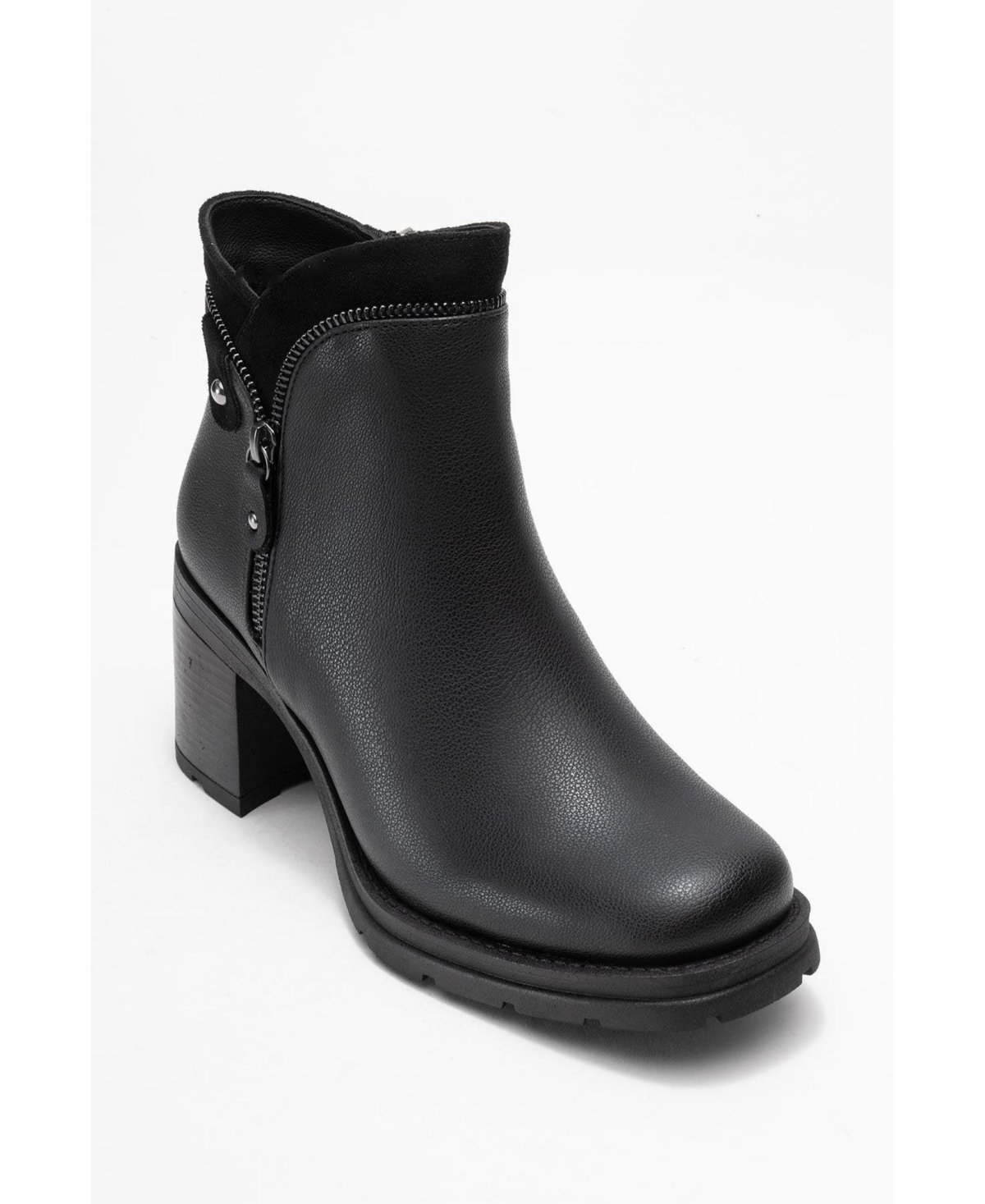 Click here for Prologue Shoes Parly Zip Block Heel Boot (Women) -... prices