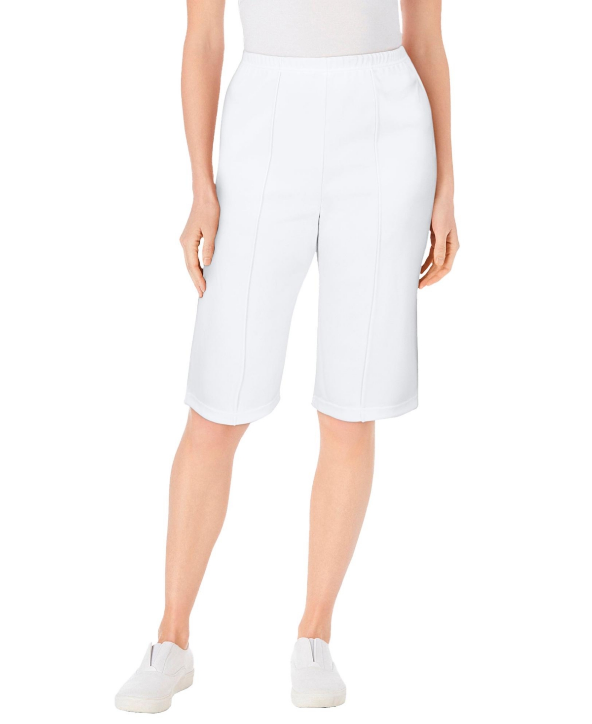 Click here for Woman Within Plus Size Within Knit Bermuda Short -... prices