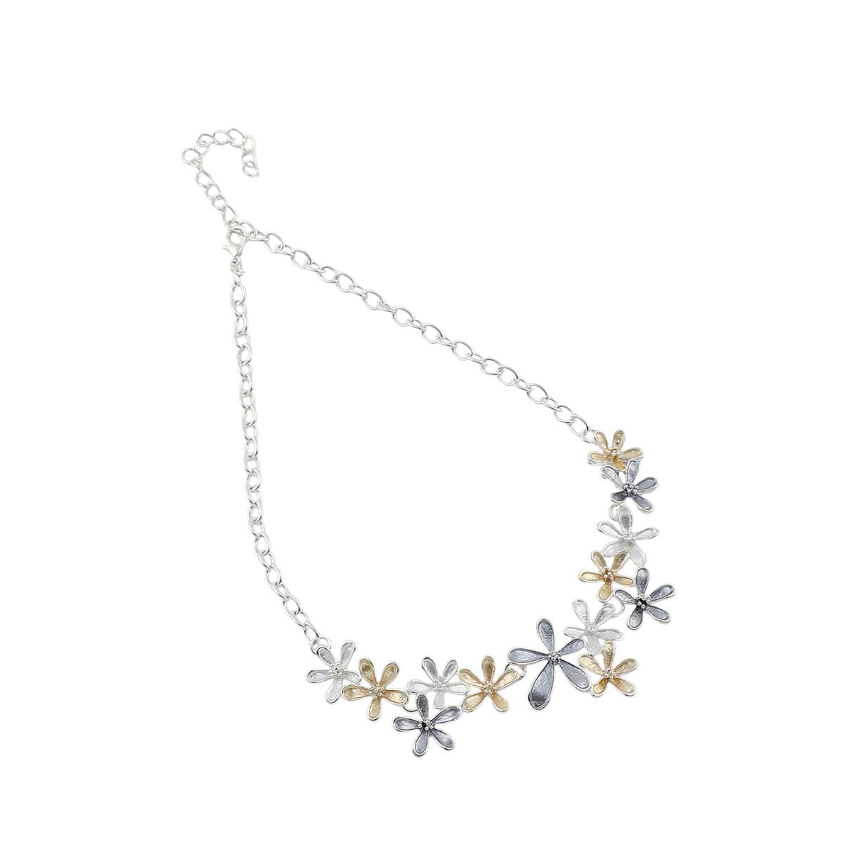 Click here for Sohi Womens The Daisy Collar Necklace - Gold prices