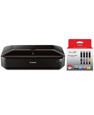 Canon PIXMA iX6820 Wireless Inkjet Business Printer, Bundle with Color ...