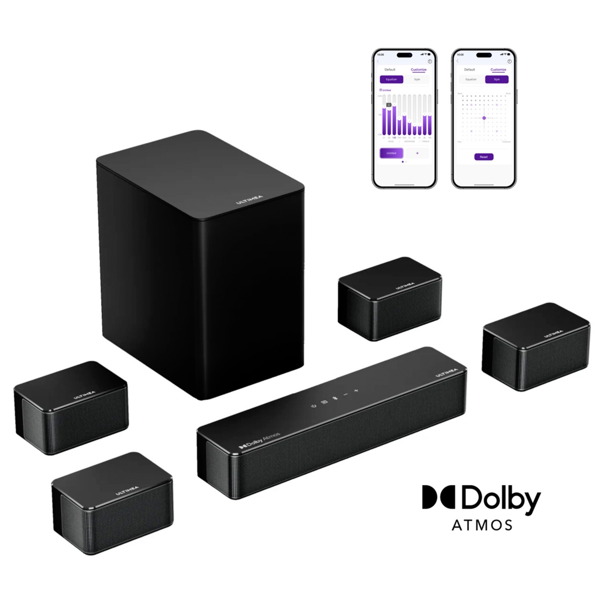 Click here for Ultimea Poseidon D80 Boom 7.1 Channel Soundbar wit... prices