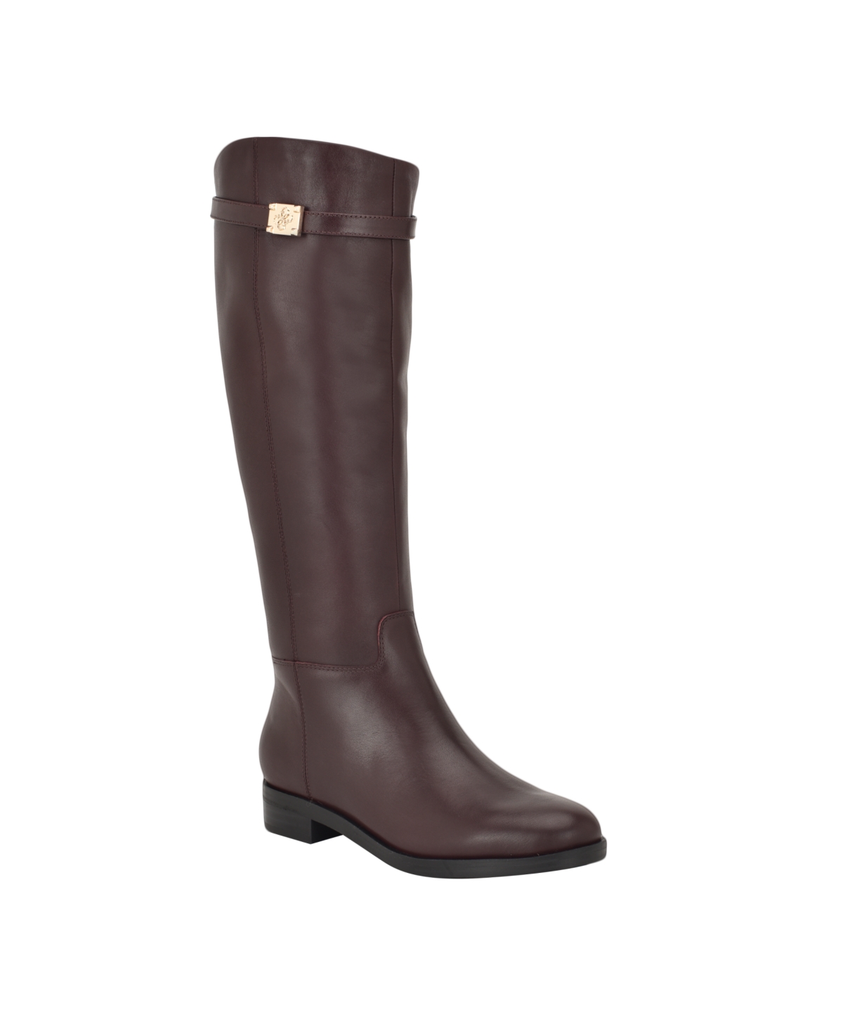 Click here for Guess Womens Zoro Leather Riding Boots - Dark Red... prices