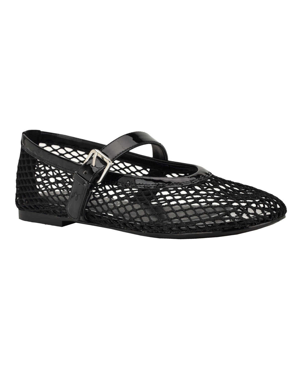 Click here for Guess Womens Paxey Mesh Mary Jane Flats - Black Me... prices