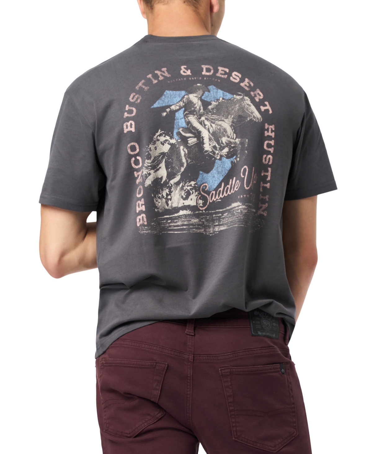 Click here for Buffalo David Bitton Mens Tavian Short Sleeves Gra... prices