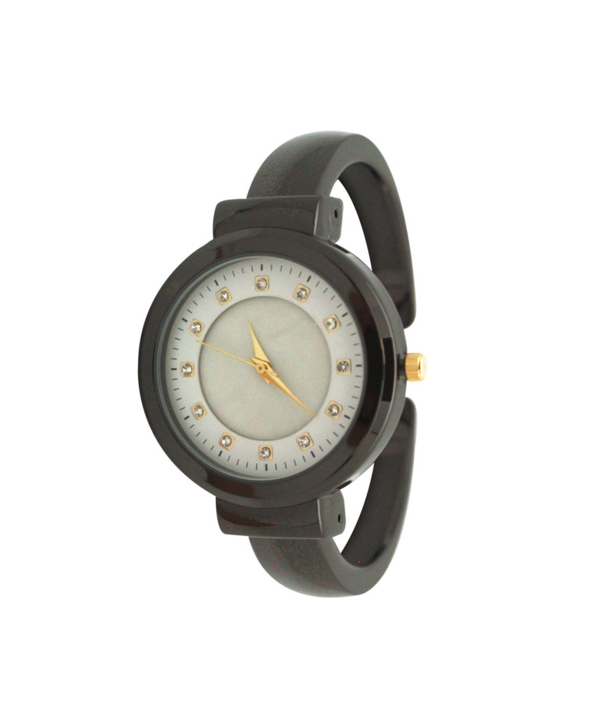 Click here for Gunmetal Thin Metal Bangle Watch - Gunmetal prices