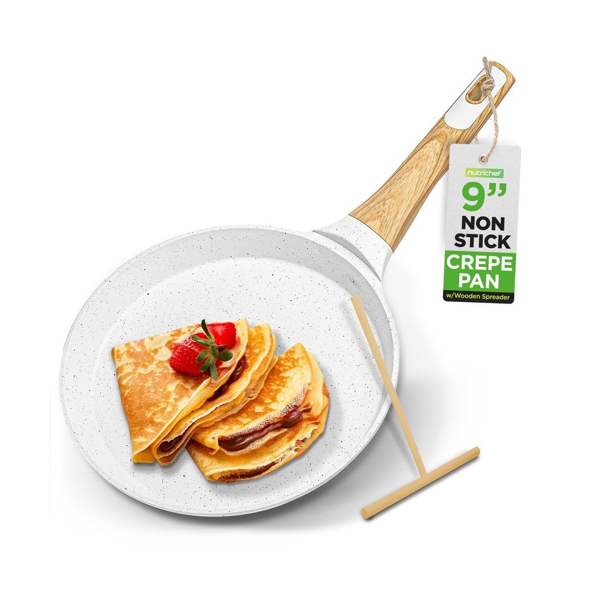 Click here for NutriChef 17.3” Non-Stick Crepe Pan with Wo... prices