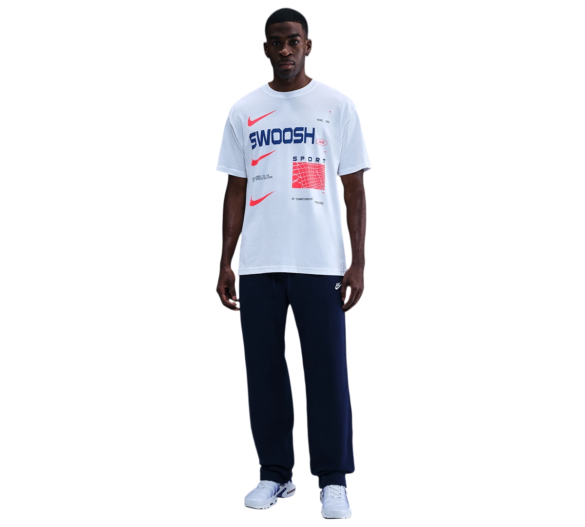 Click here for Nike Mens Sport Crewneck T-Shirt - White prices