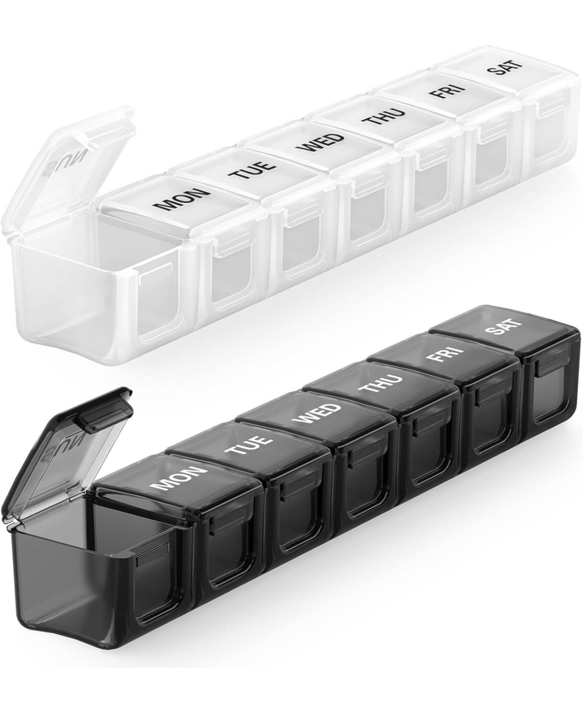 Click here for Sukuos Weekly Pill Organizer 2 Pack Daily Pill Box... prices