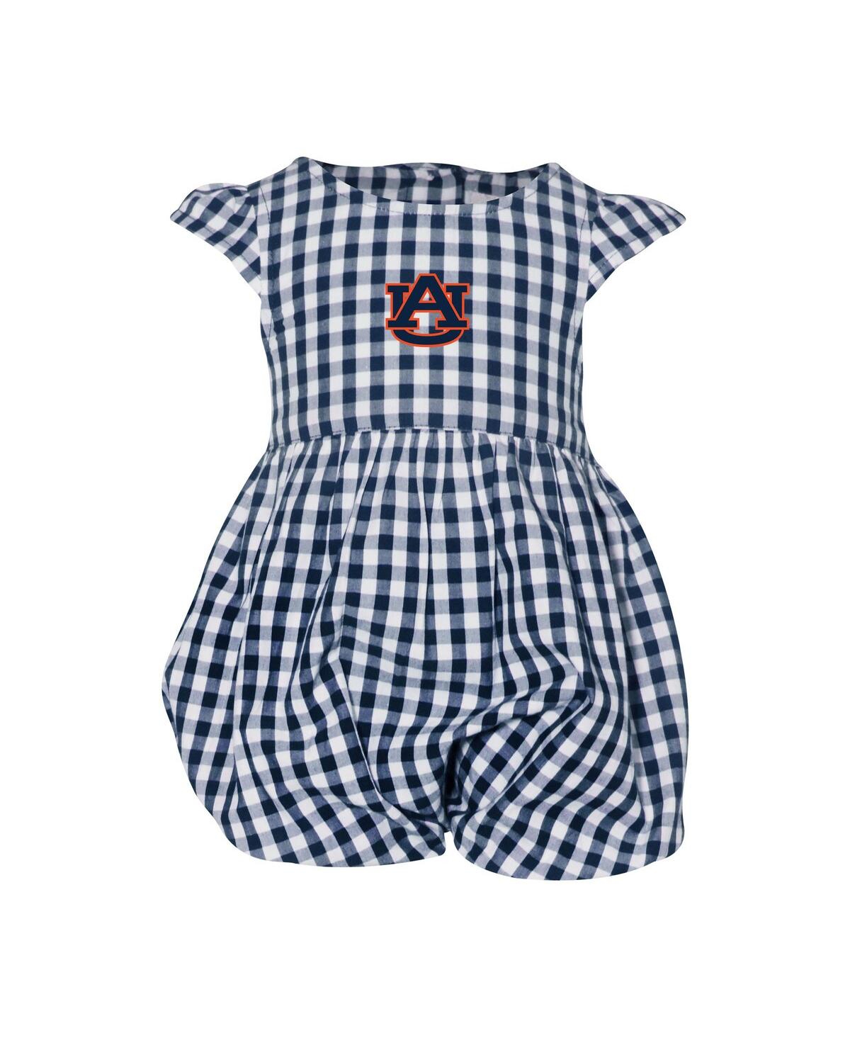 Click here for Garb Baby Girls Navy Auburn Tigers Cara Gingham Ru... prices