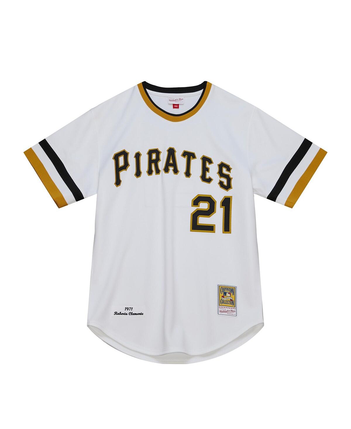 Click here for Mitchell & Ness Mens Roberto Clemente White Pittsb... prices