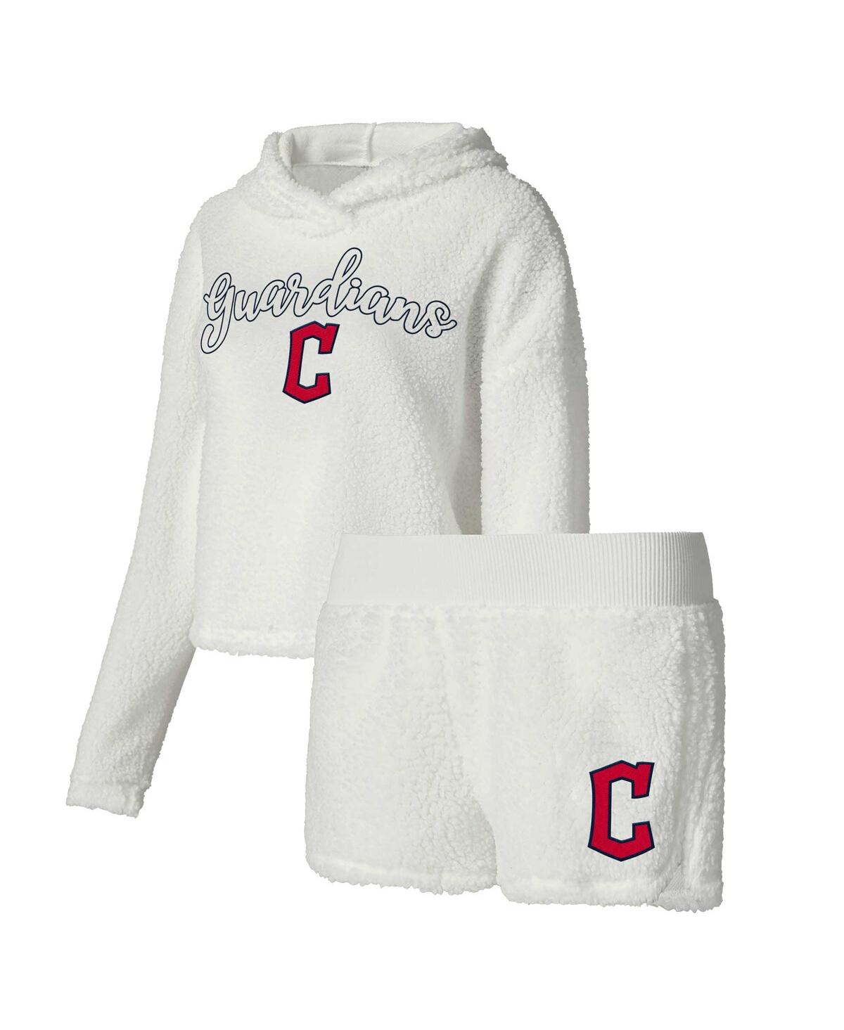 Click here for Concepts Sport Womens 2-Piece Cream Cleveland Guar... prices