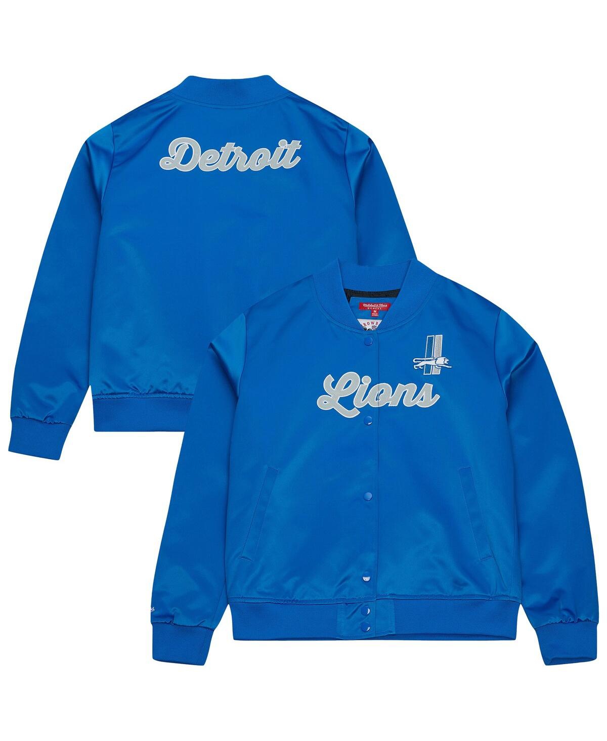 Click here for Mitchell & Ness Womens Blue Detroit Lions Full-Sna... prices