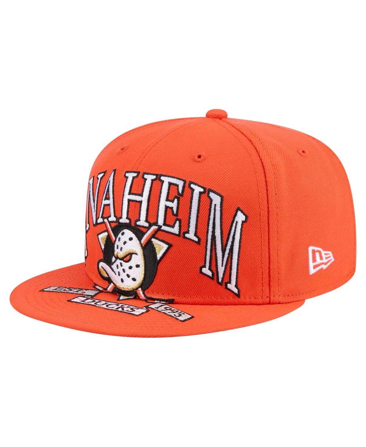 Click here for New Era Mens Orange Anaheim Ducks Oversized Arch 5... prices