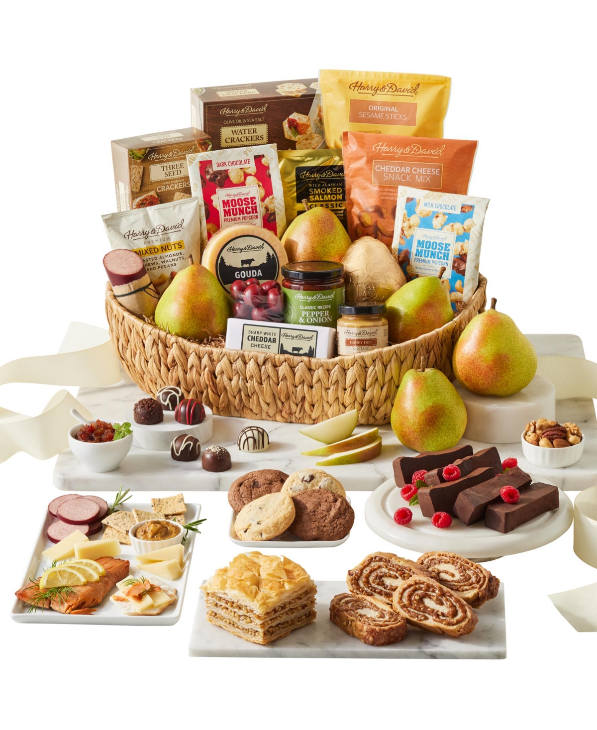 Click here for Harry & David Holiday Deluxe Hearthside Gift Baske... prices