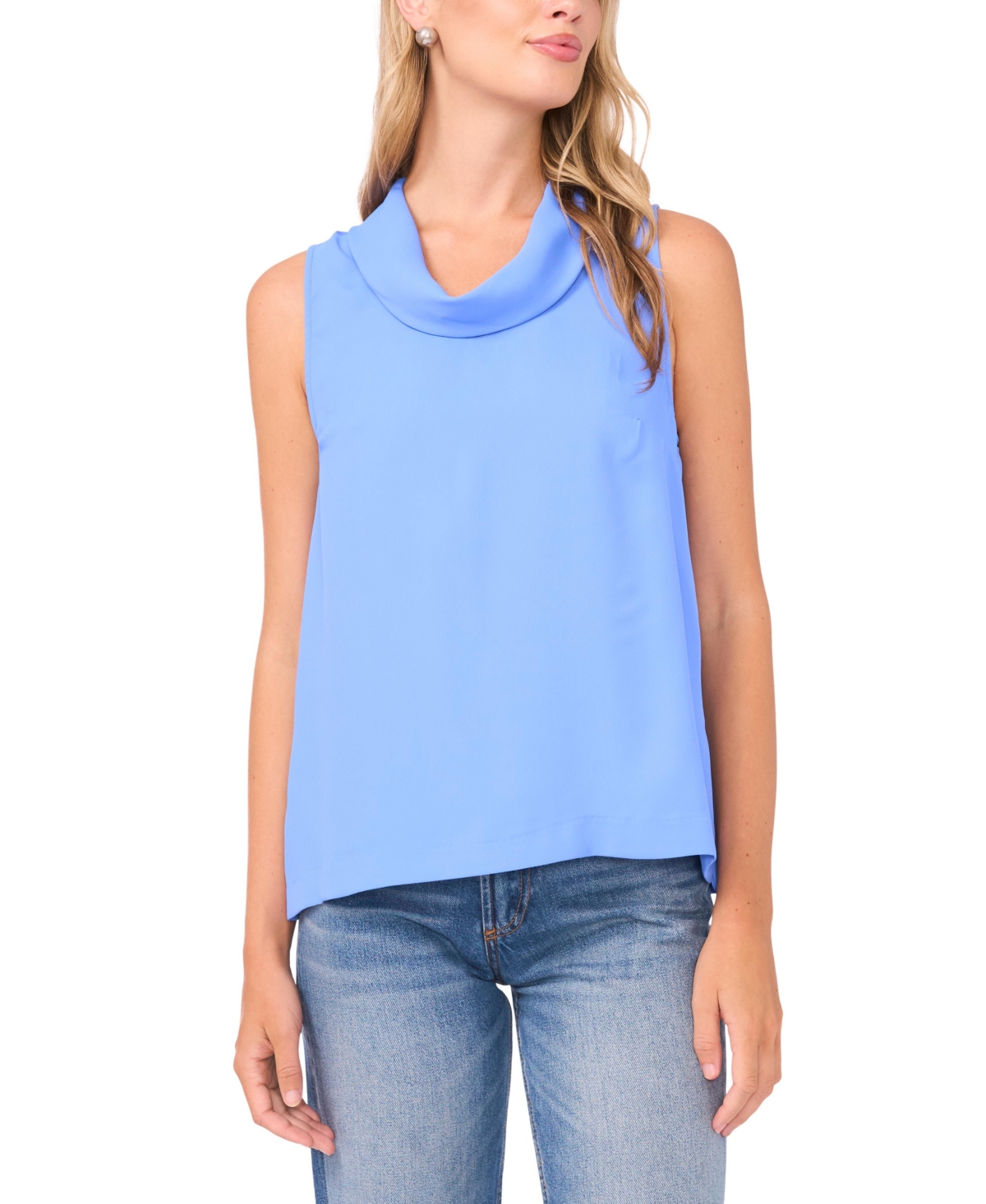 Click here for Vince Camuto Womens Cowlneck Top - Ultramarin prices