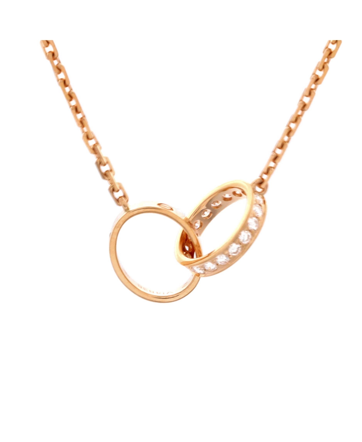 Click here for Pre-Owned Cartier Love Interlocking Necklace - 18k... prices