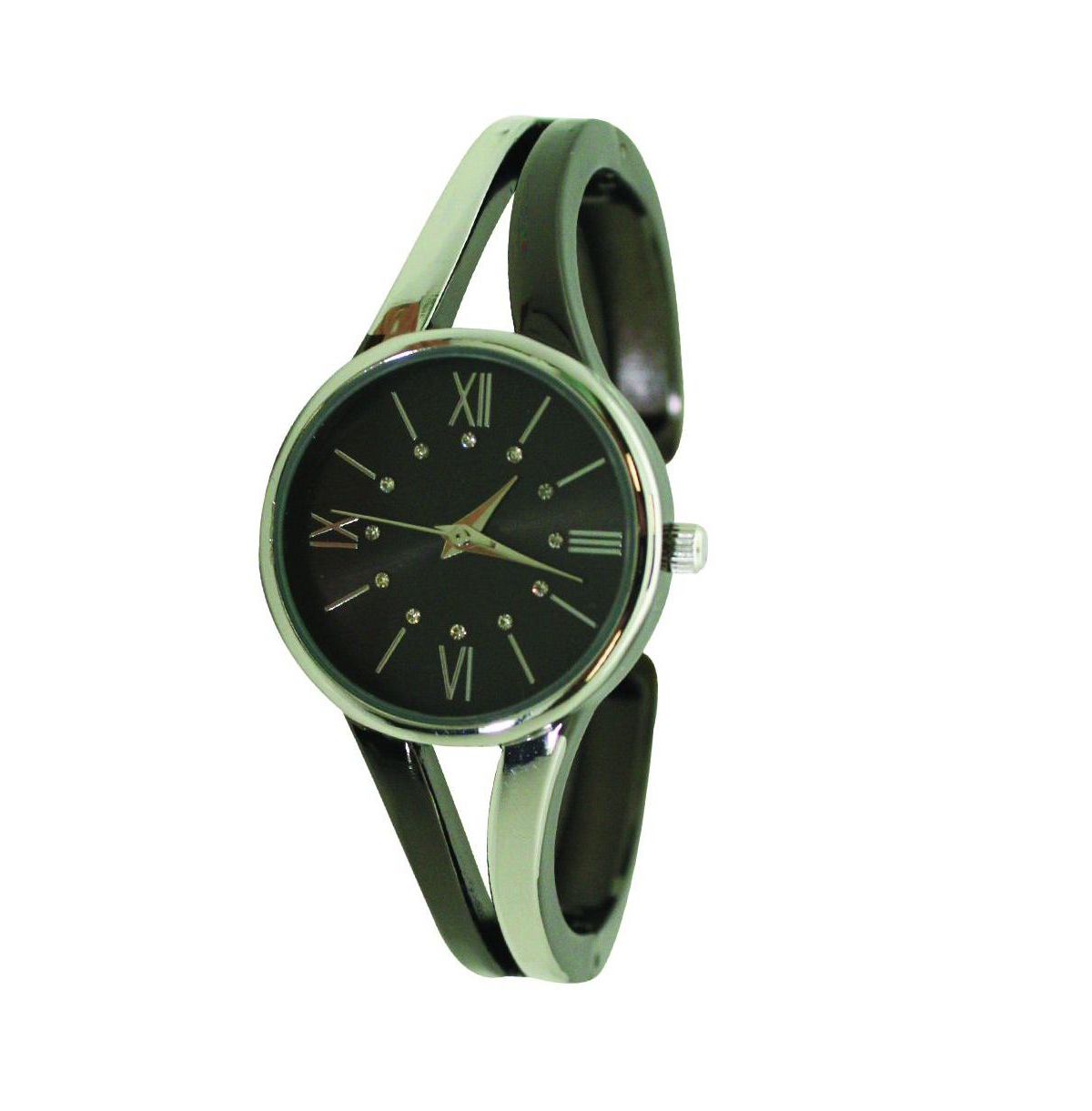 Click here for Gun Silver Olivia Pratt Two Tone and Rhinestone Di... prices