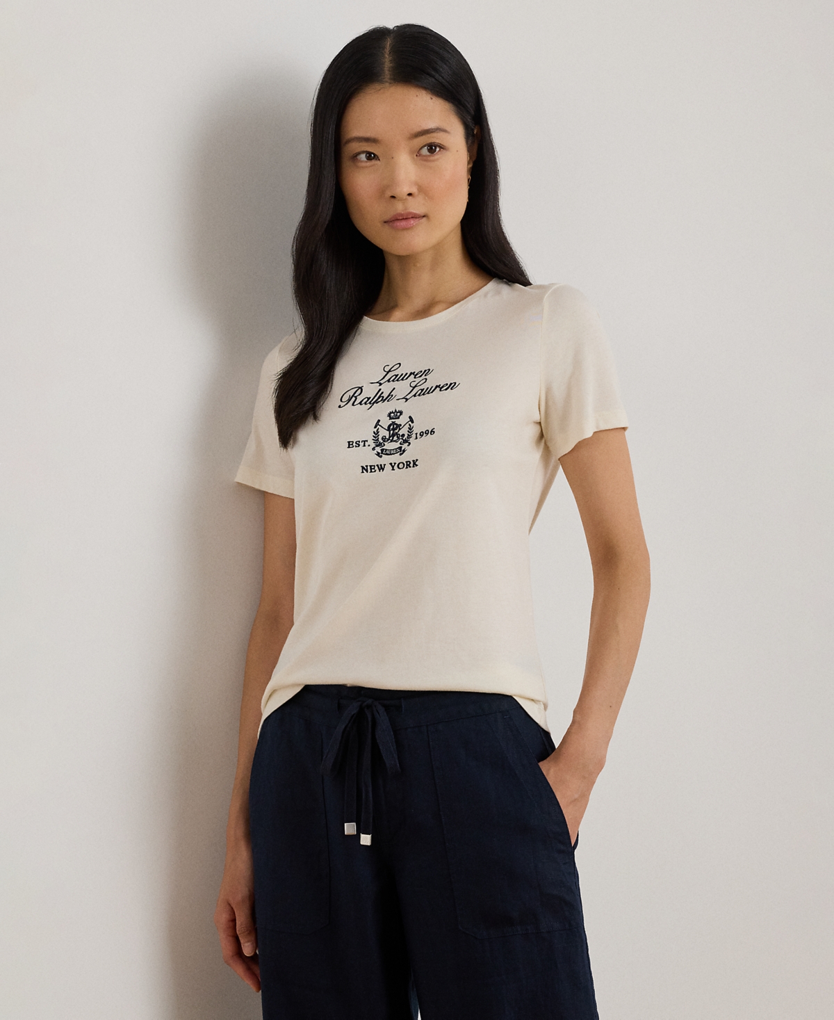 Click here for Lauren Ralph Lauren Petite Pima Micro Modal-Katlin... prices