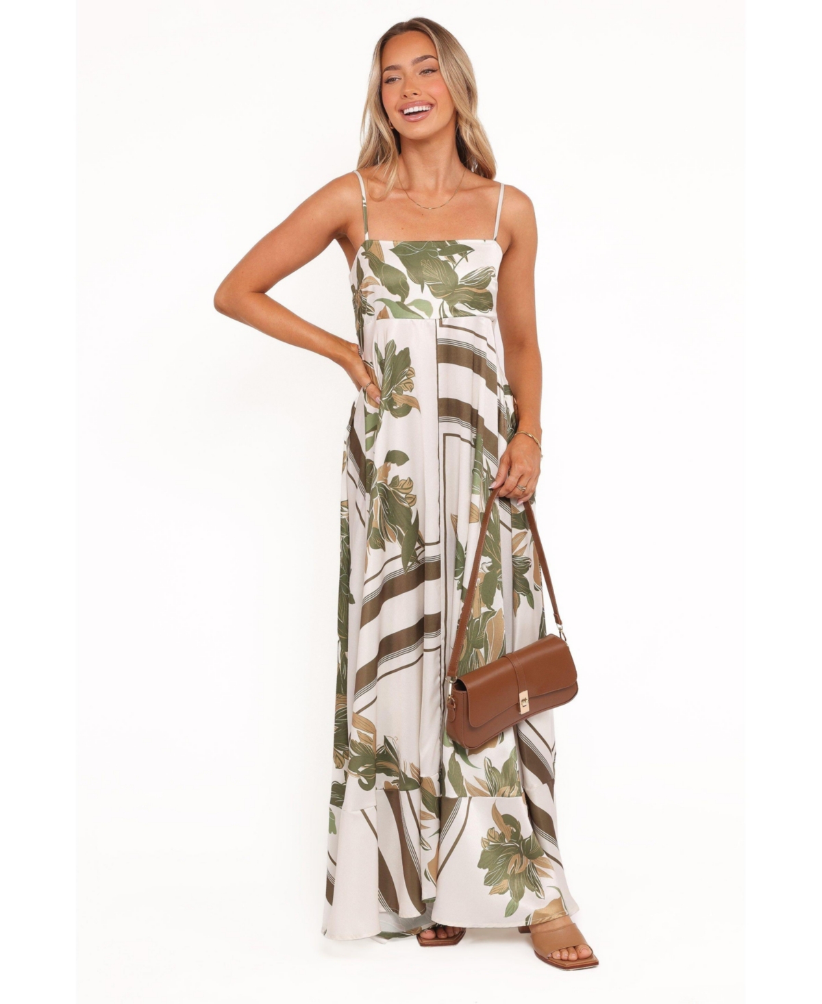 Click here for Petal and Pup Womens Elanor Maxi Dress - Pink Prin... prices