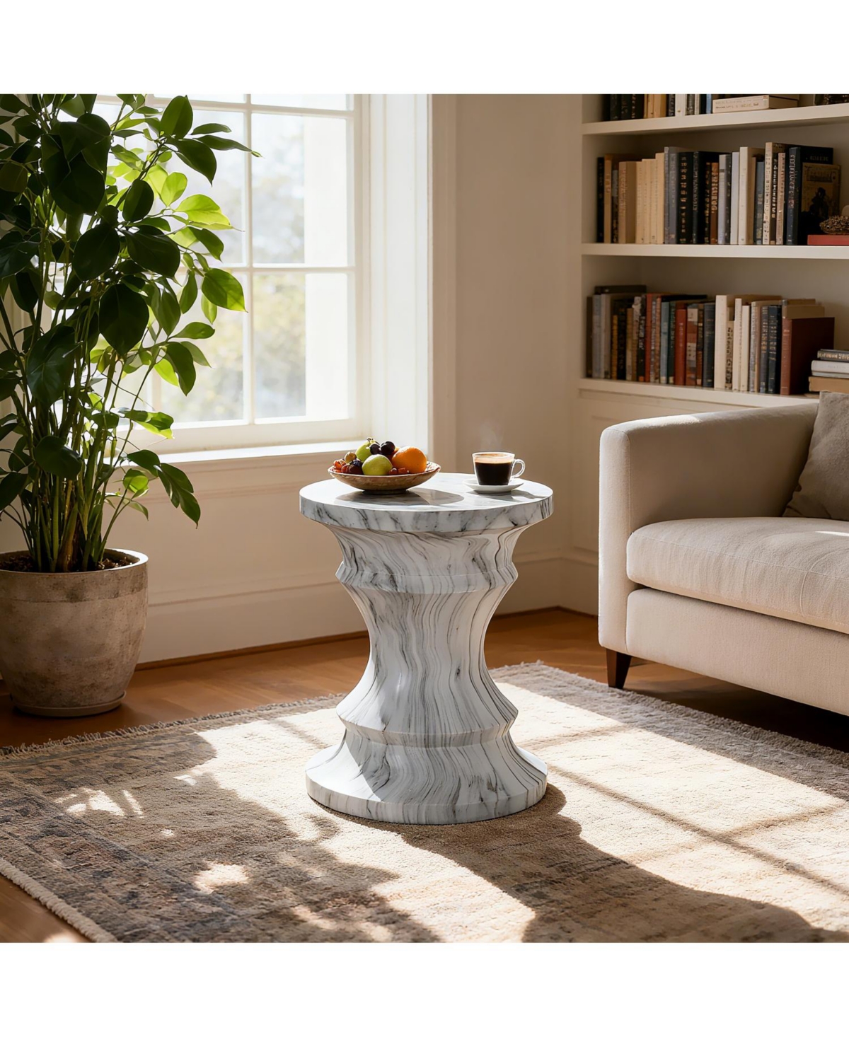 Click here for Streamdale Cement Outdoor Accent Table - Terrazzo... prices