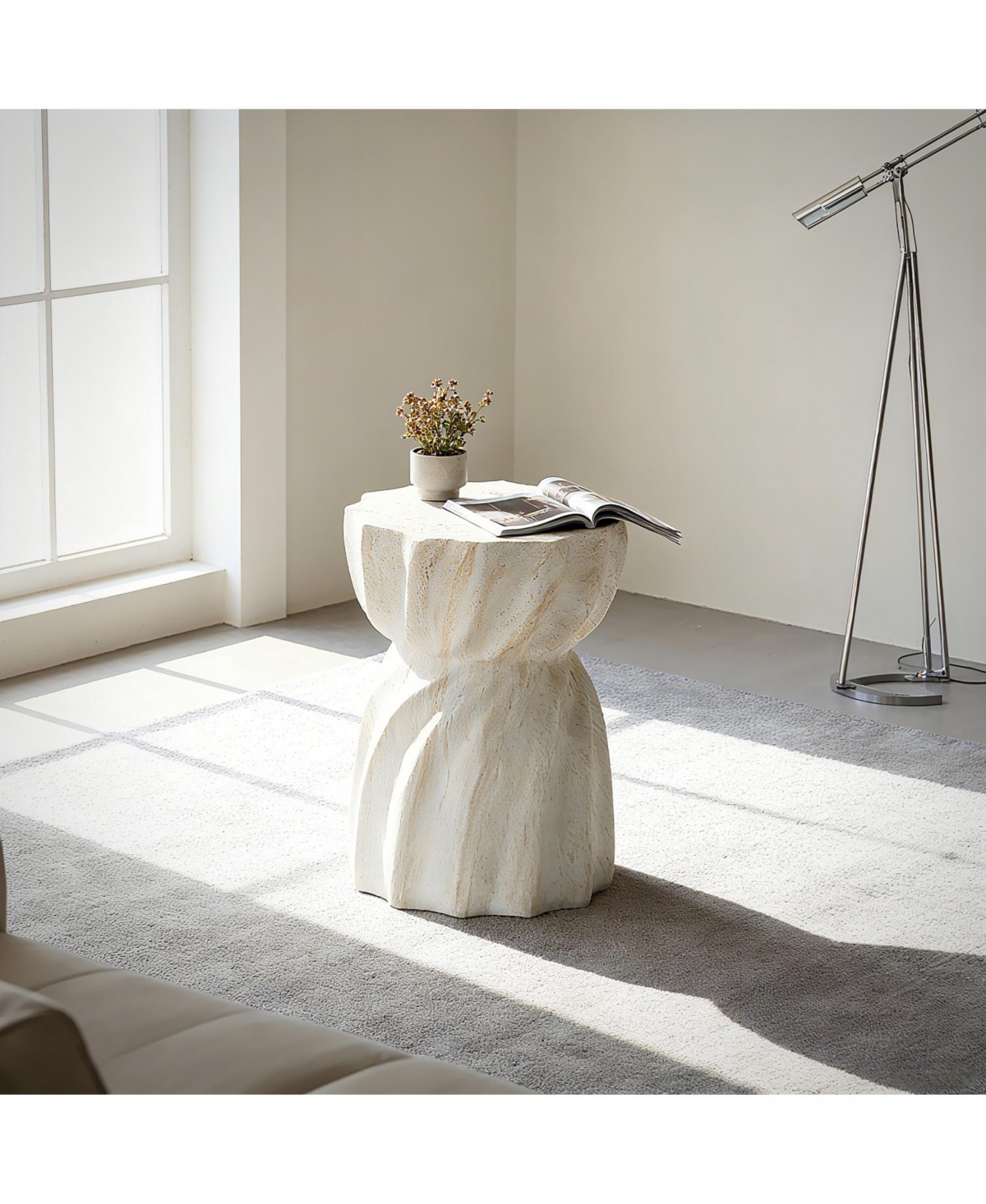 Click here for Streamdale Cement Outdoor Accent Table - Terrazzo... prices
