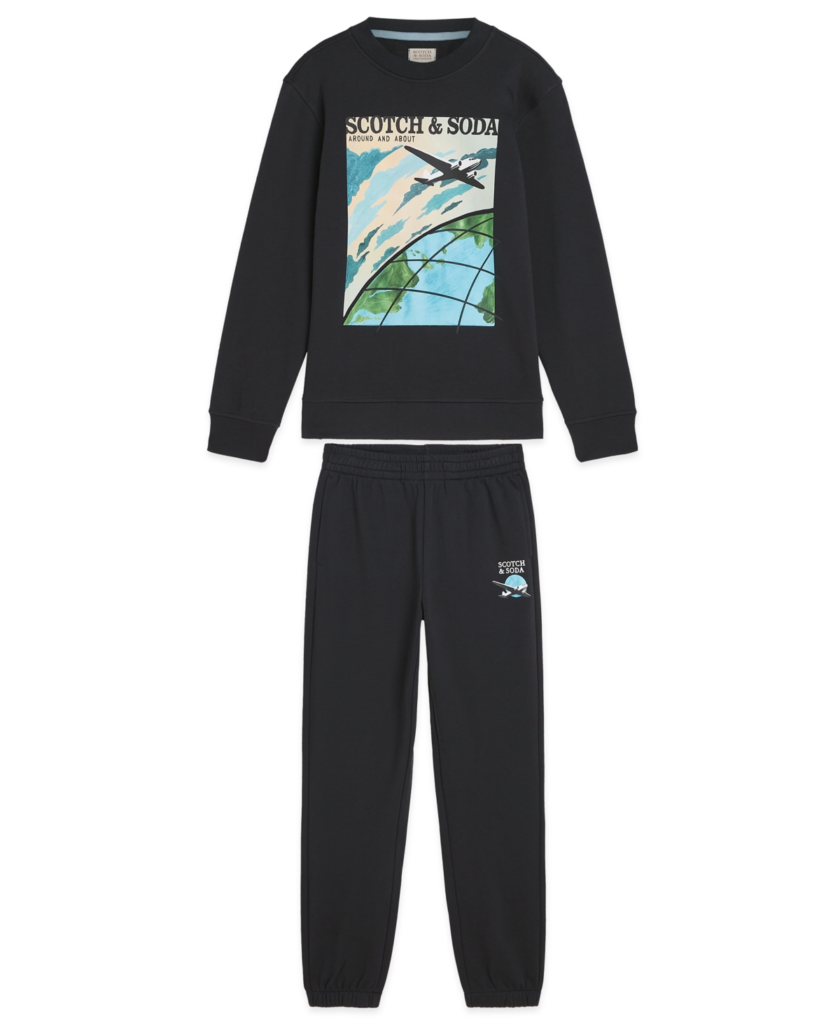 Click here for Scotch & Soda Boys 4T-7 2-Piece Graphic Crewneck S... prices