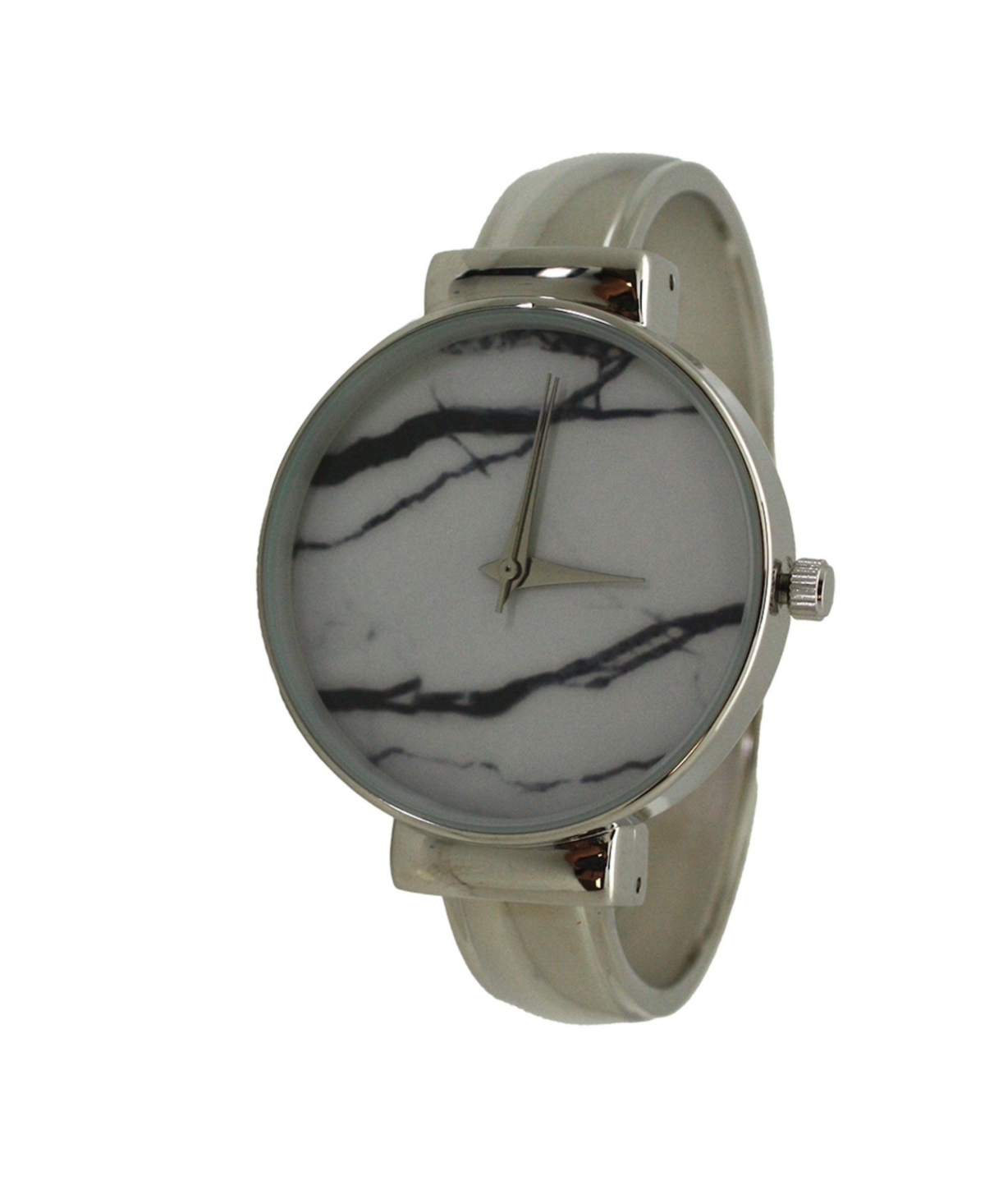 Click here for Olivia Pratt Stainless Steel Bangle Watch - White... prices