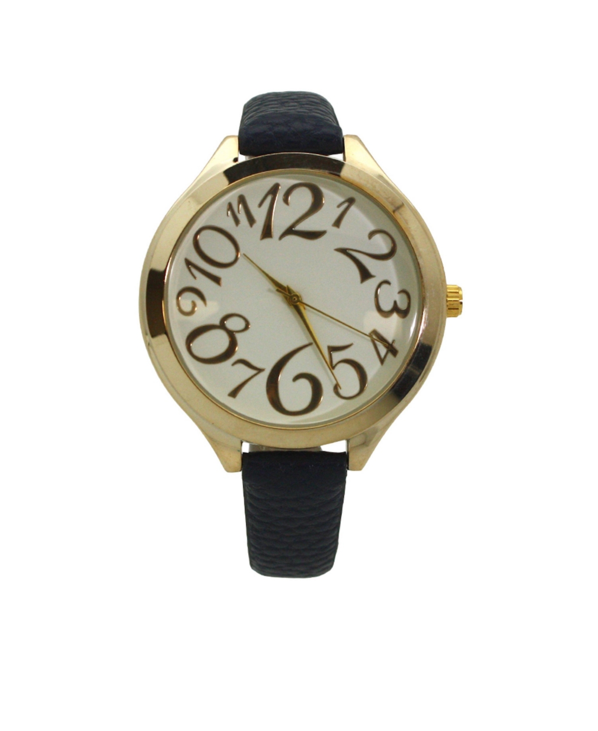 Click here for Olivia Pratt Navy Artistic Numeral Leather Strap W... prices