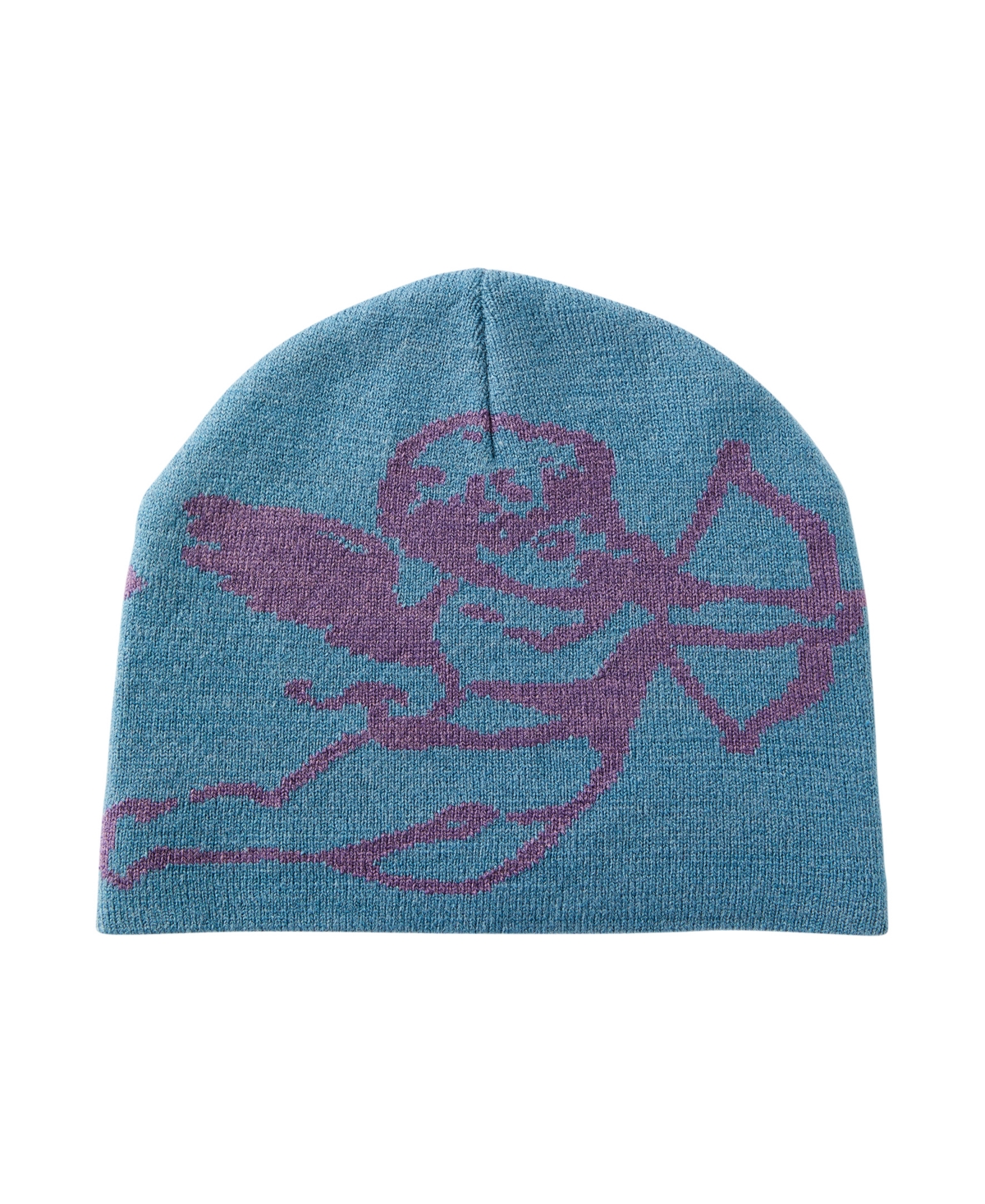 Click here for Cotton On Mens Skull Beanie - Blue/Purple prices